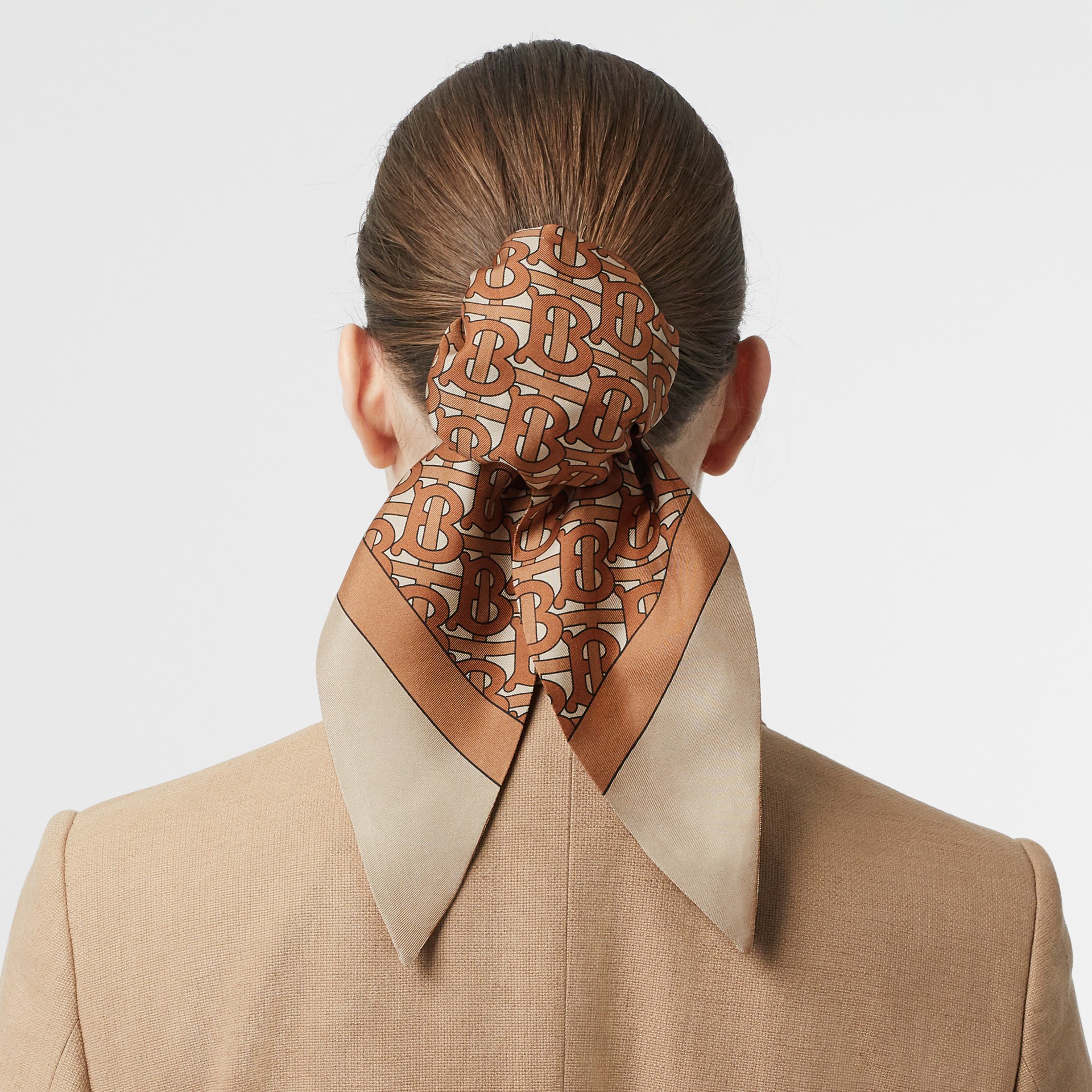 Burberry Monogram Silk Scarf | IUCN Water