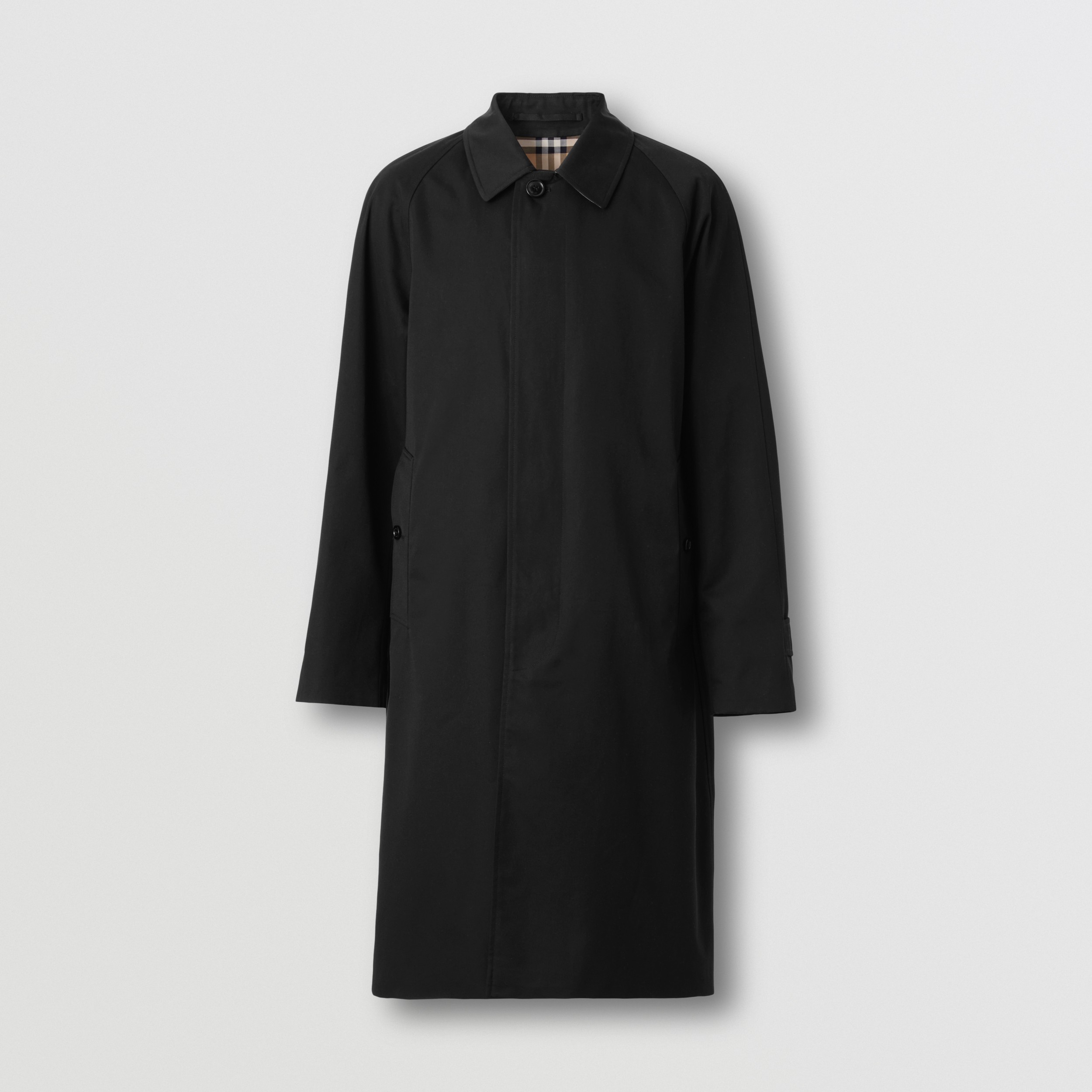 Long Camden Heritage Car Coat in Black - Men | Burberry® Official