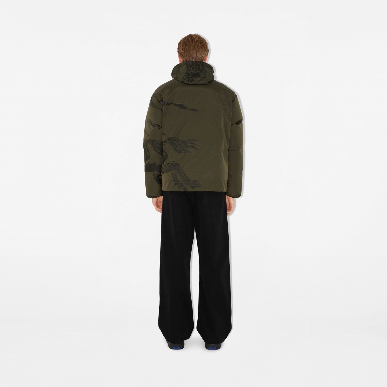 EKD Nylon Puffer Jacket in Loch - Men | Burberry® Official EKD Nylon Puffer Jacket in Loch - Men | Burberry® Official