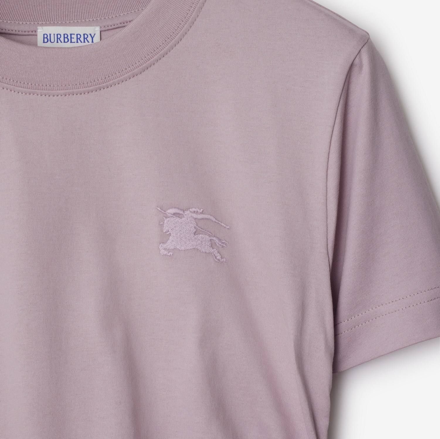 Festival Cotton T-shirt in Wisteria - Women | Burberry® Official Festival Cotton T-shirt in Wisteria - Women | Burberry® Official