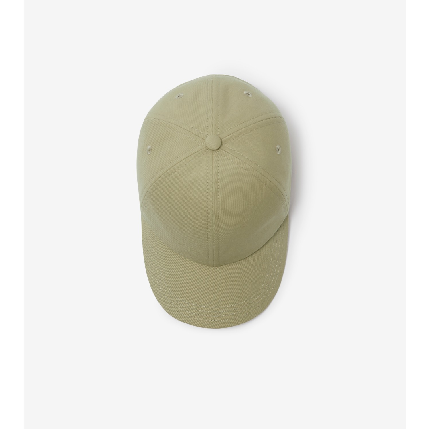 Cotton Blend Baseball Cap in Hunter - Men | Burberry® Official