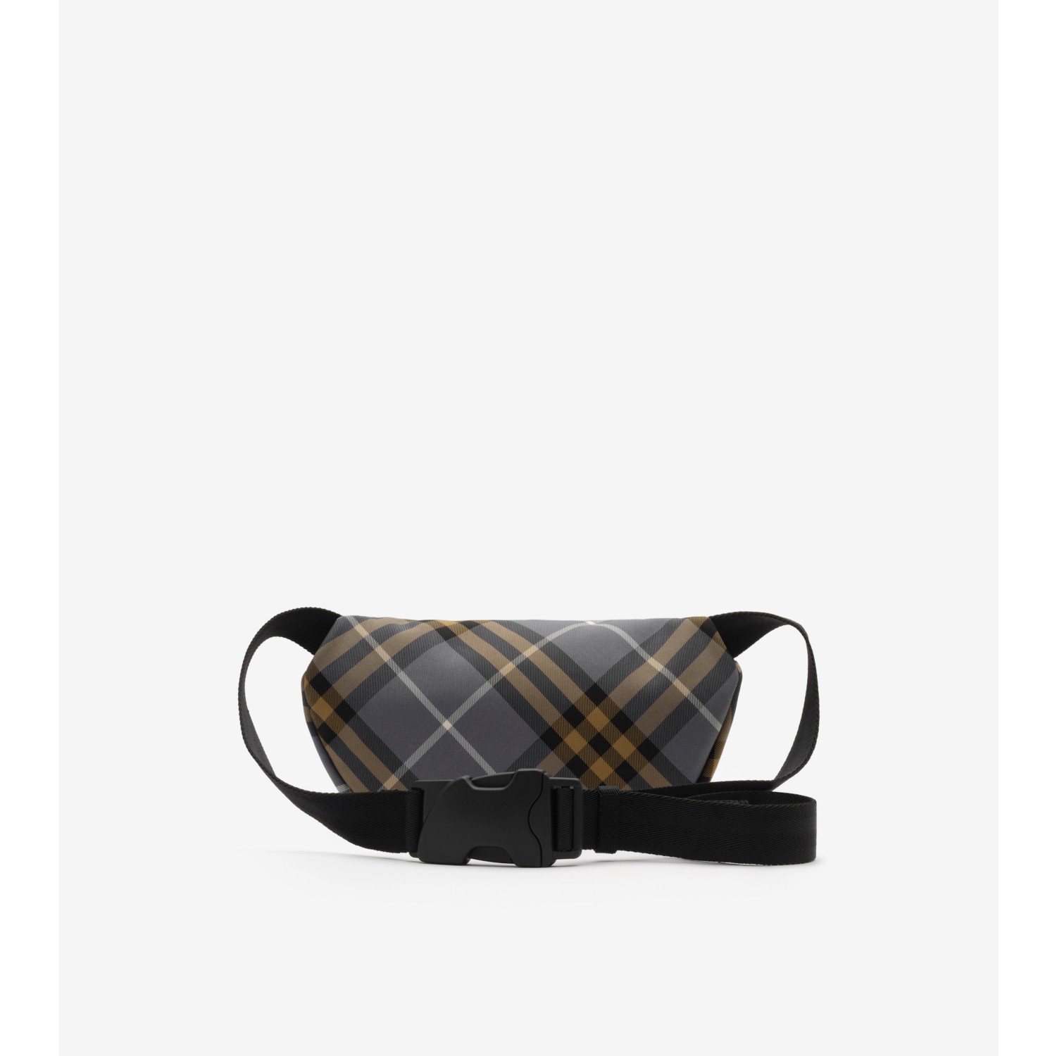 Small Check Belt Bag in Wave blue - Men, Technical | Burberry® Official