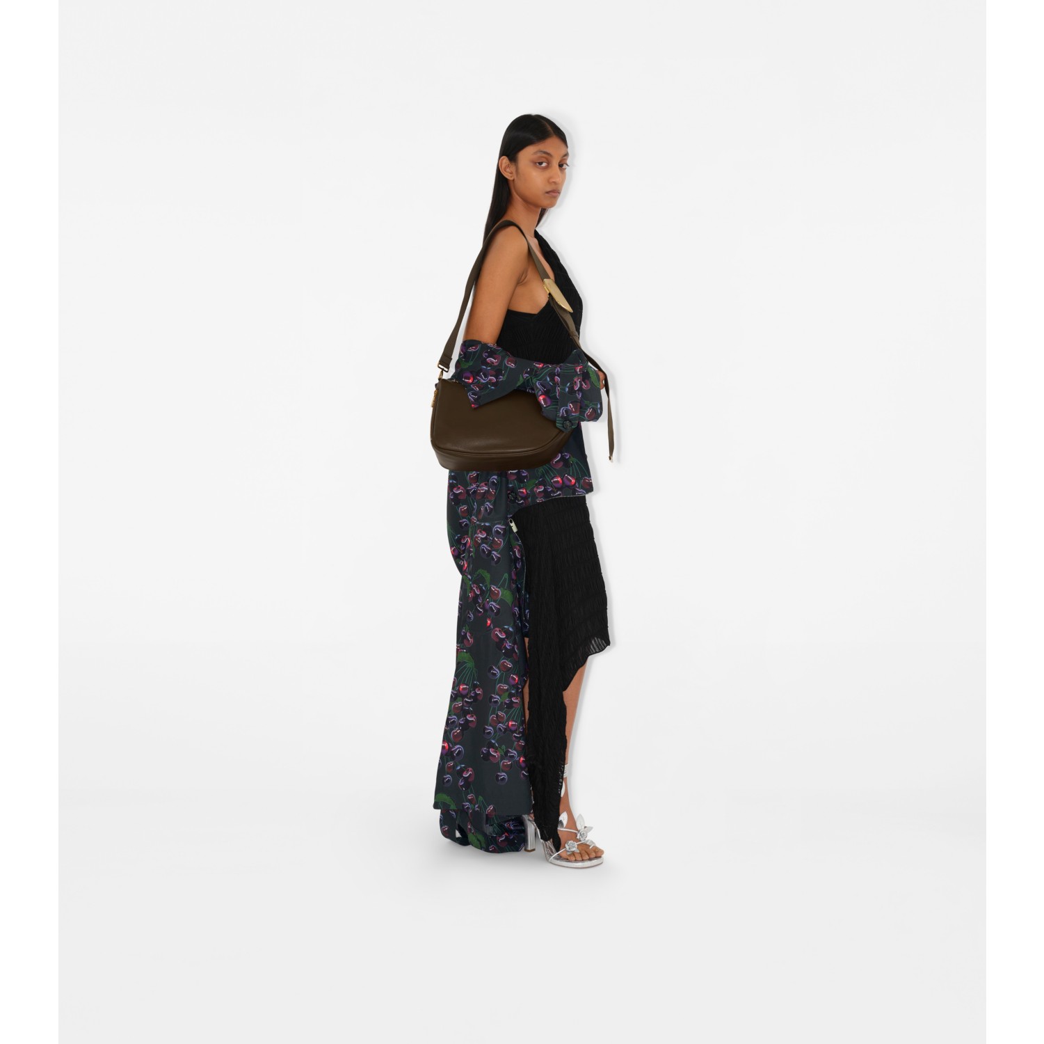 Medium Shield Messenger Bag in Military - Women | Burberry® Official