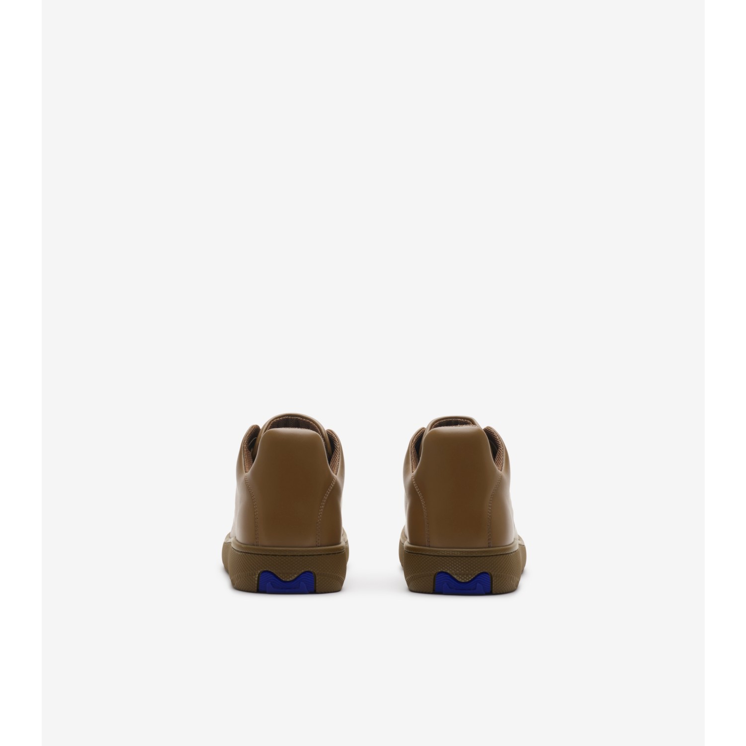 Leather Box Sneakers in Shrew - Men | Burberry® Official