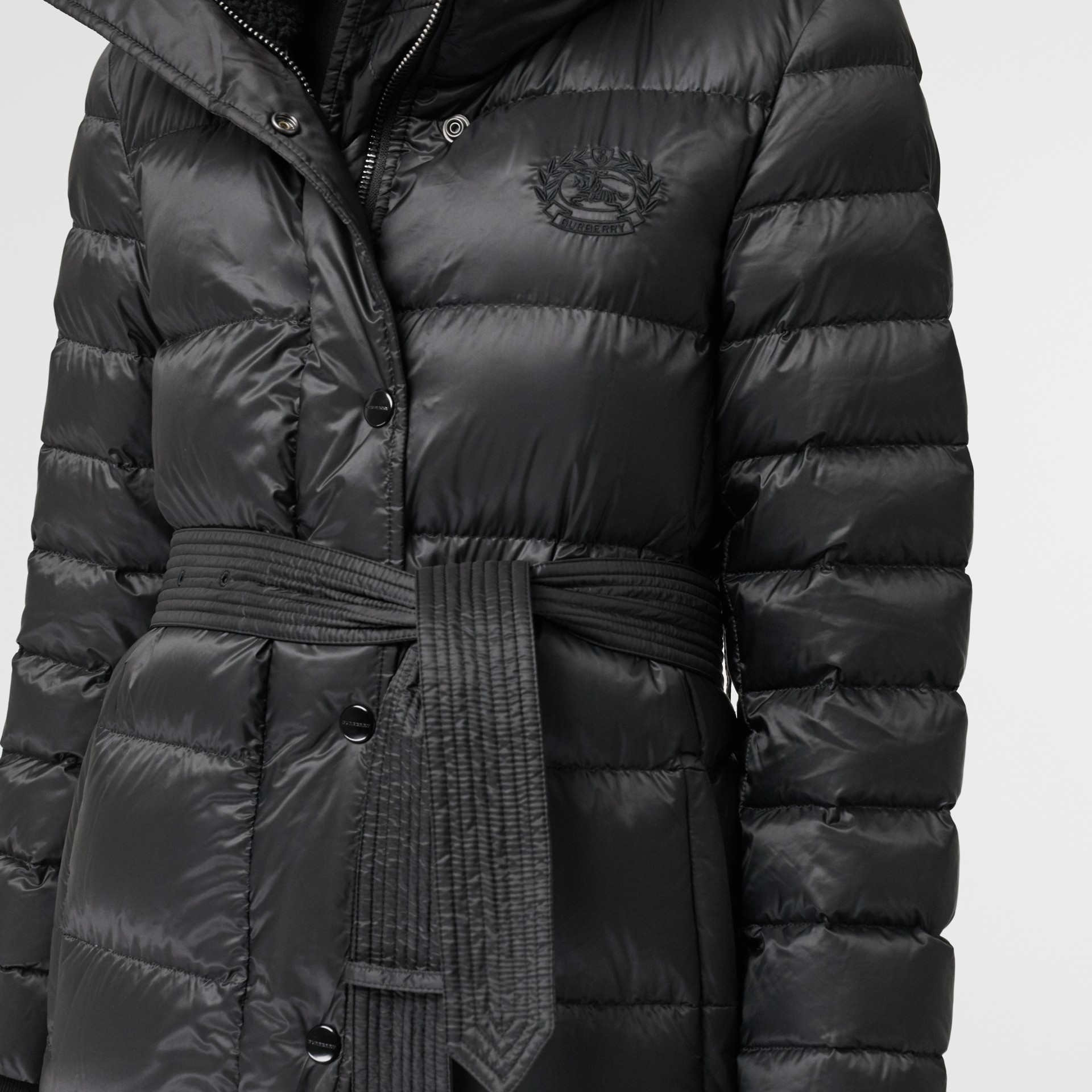 Down-filled Hooded Puffer Coat in Black - Women | Burberry United States