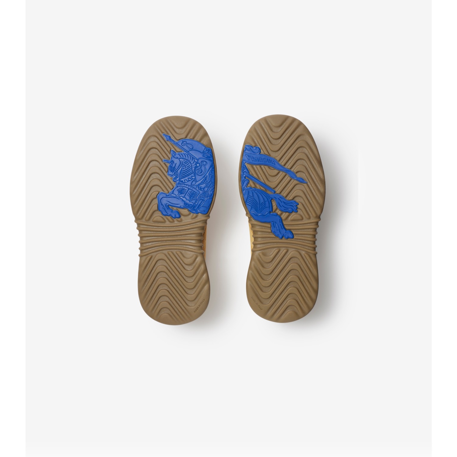 Suede Log Boots in Manilla - Men | Burberry® Official