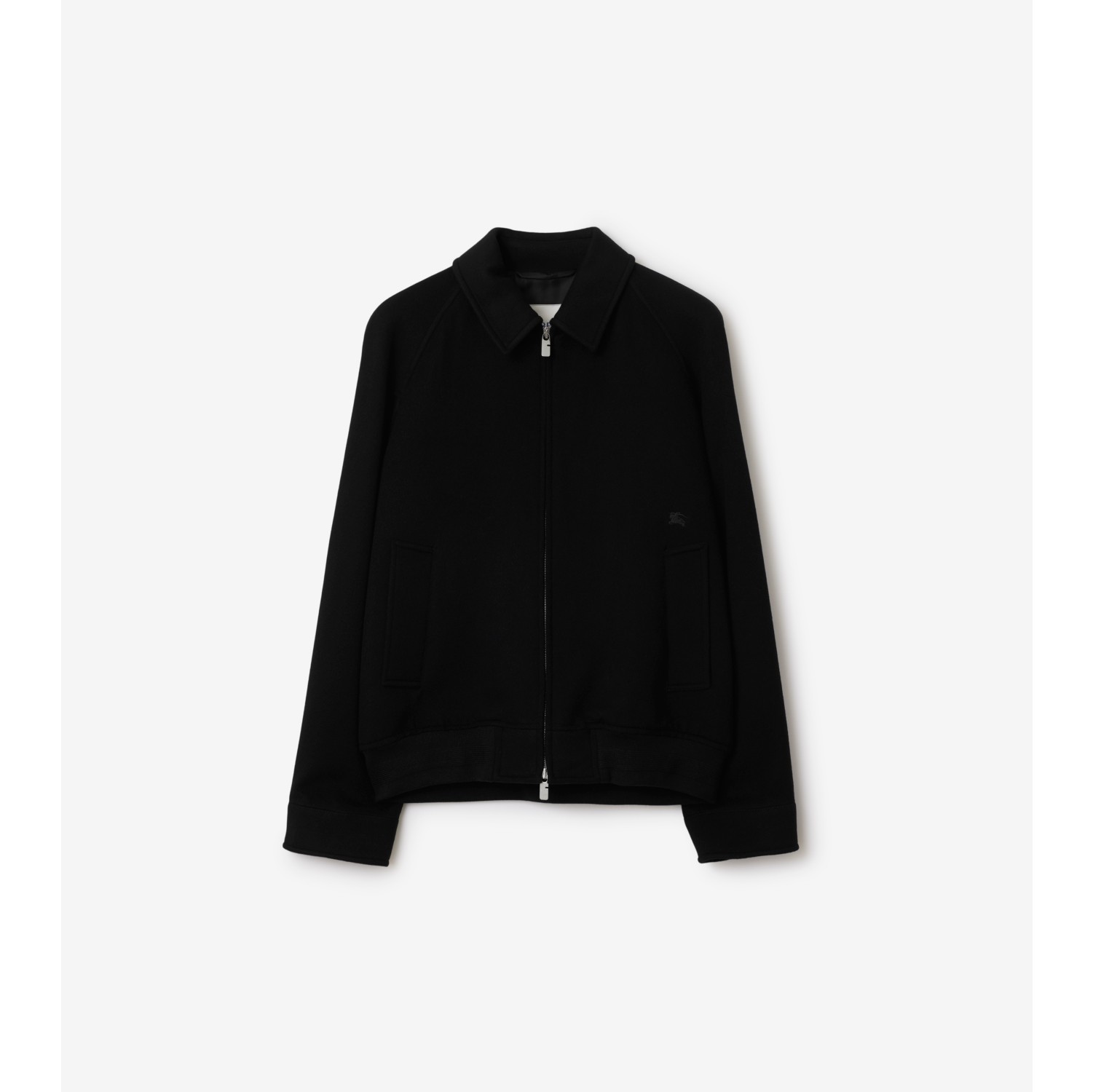 Cashmere Harrington Jacket in Black - Men | Burberry® Official