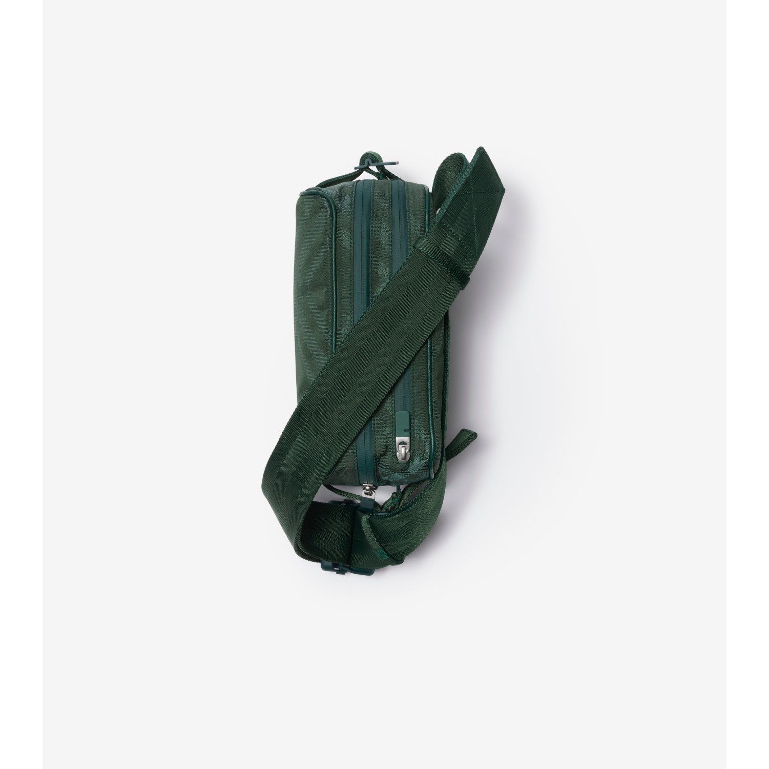 Check Jacquard Belt Bag In Vine Men Burberry® Official