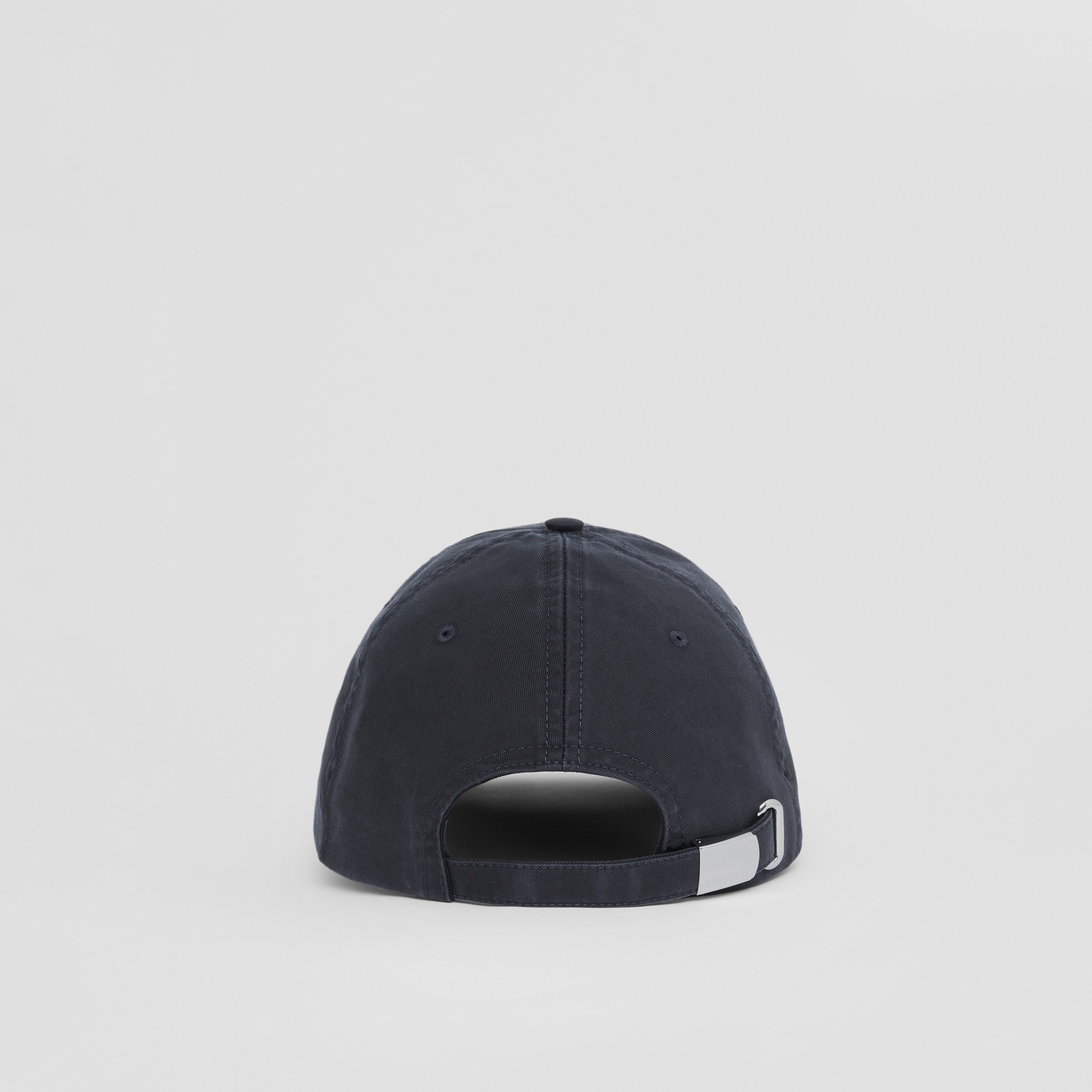 Boné de beisebol em gabardine de algodão com logotipo (Azul-marinho ... Boné de beisebol em gabardine de algodão com logotipo (Azul-marinho ...