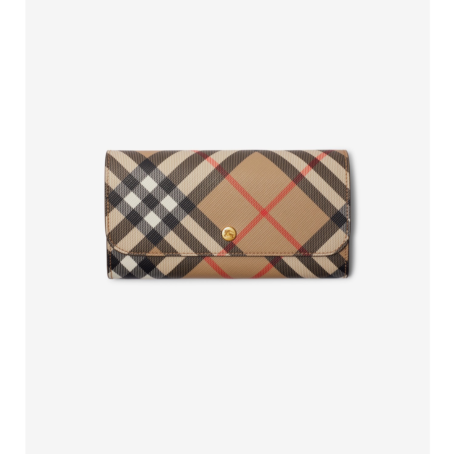 Check Continental Wallet in Sand - Women | Burberry® Official