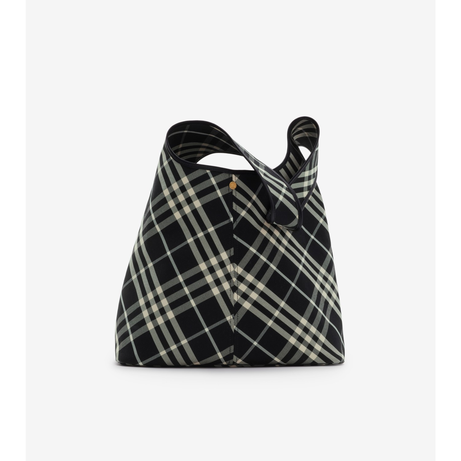 Large Check Shoulder Bag in Black/calico - Women | Burberry® Official