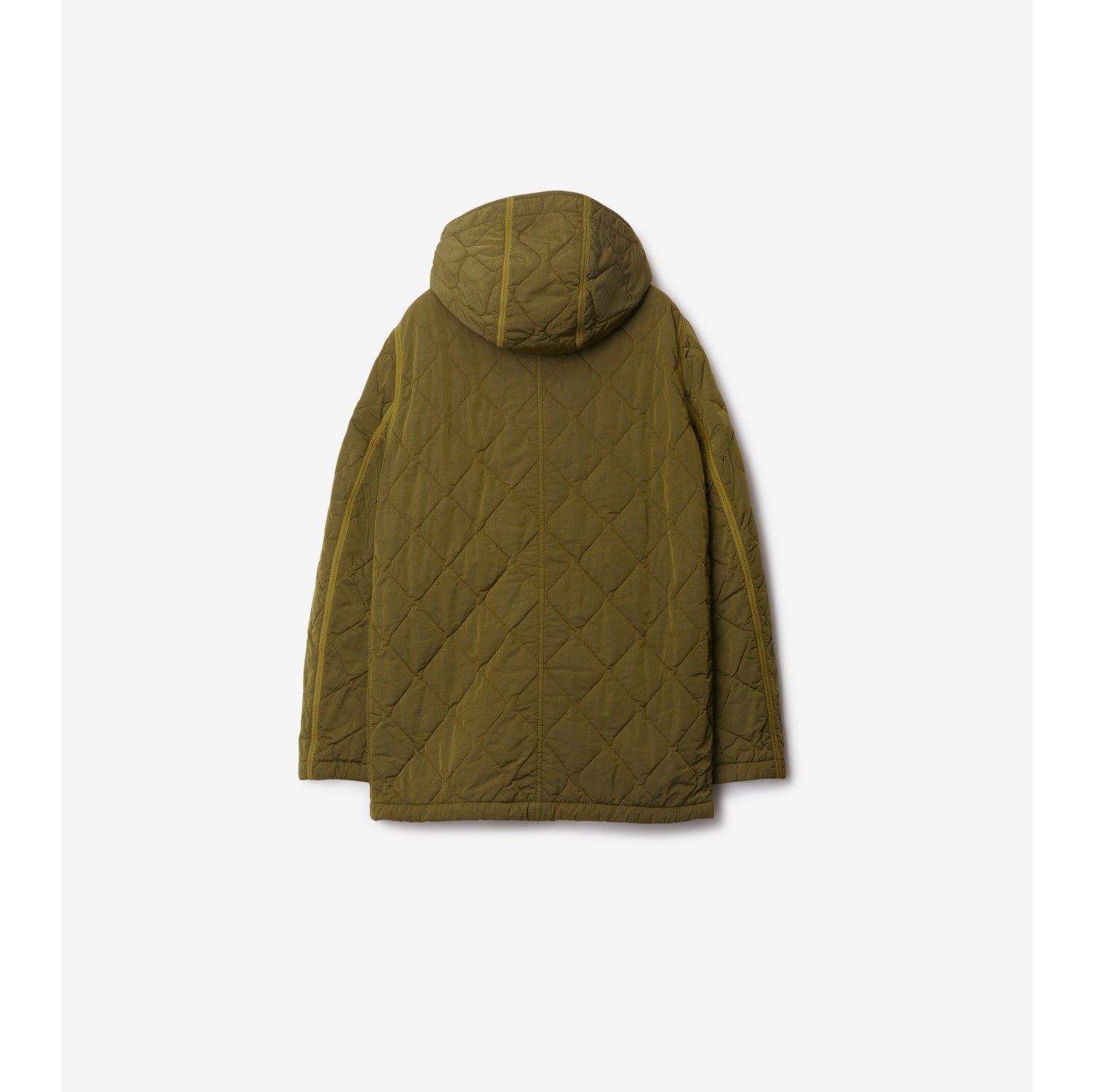 Quilted Nylon Jacket in Khaki - Women | Burberry® Official