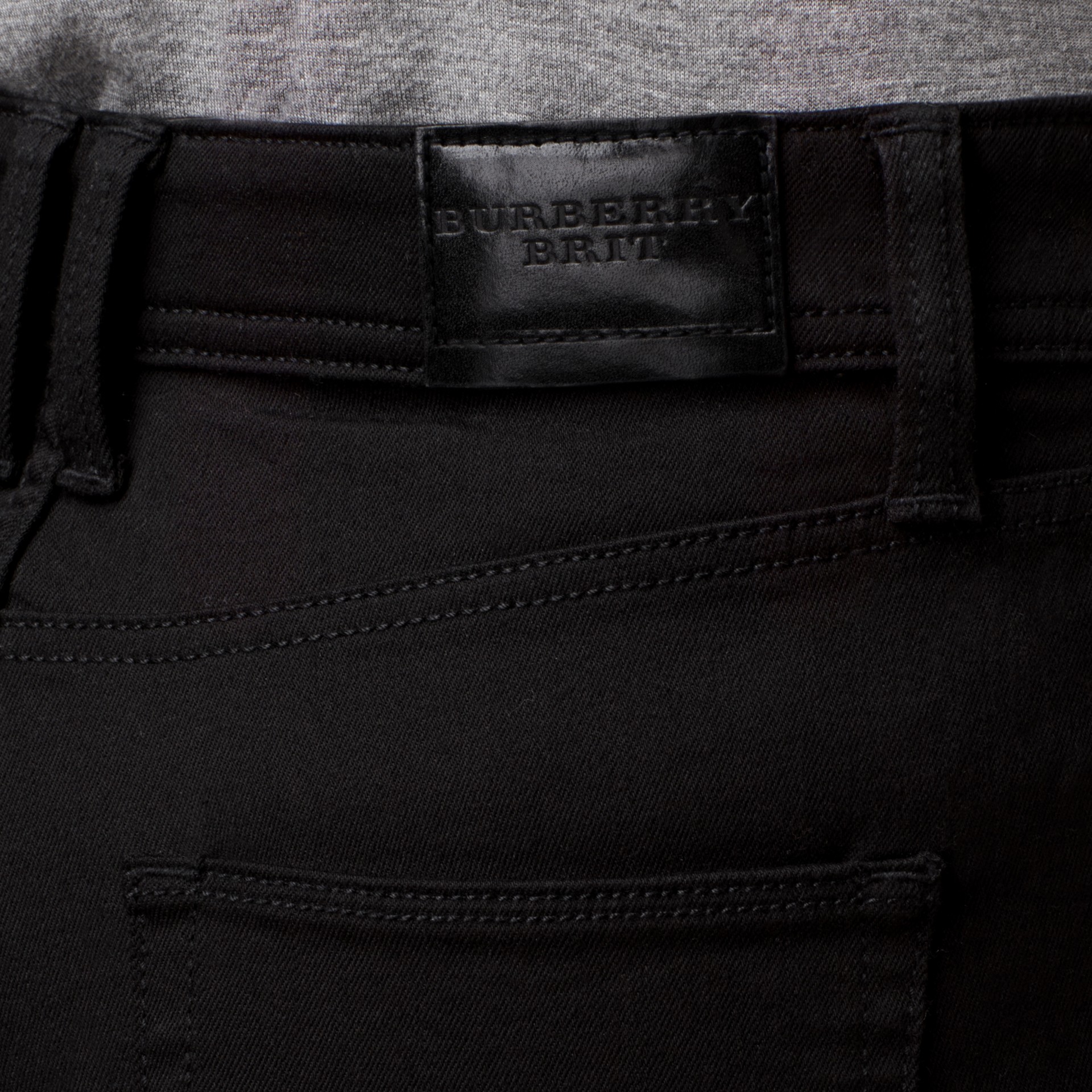 Skinny Fit High-Rise Deep Black Jeans | Burberry Skinny Fit High-Rise Deep Black Jeans | Burberry