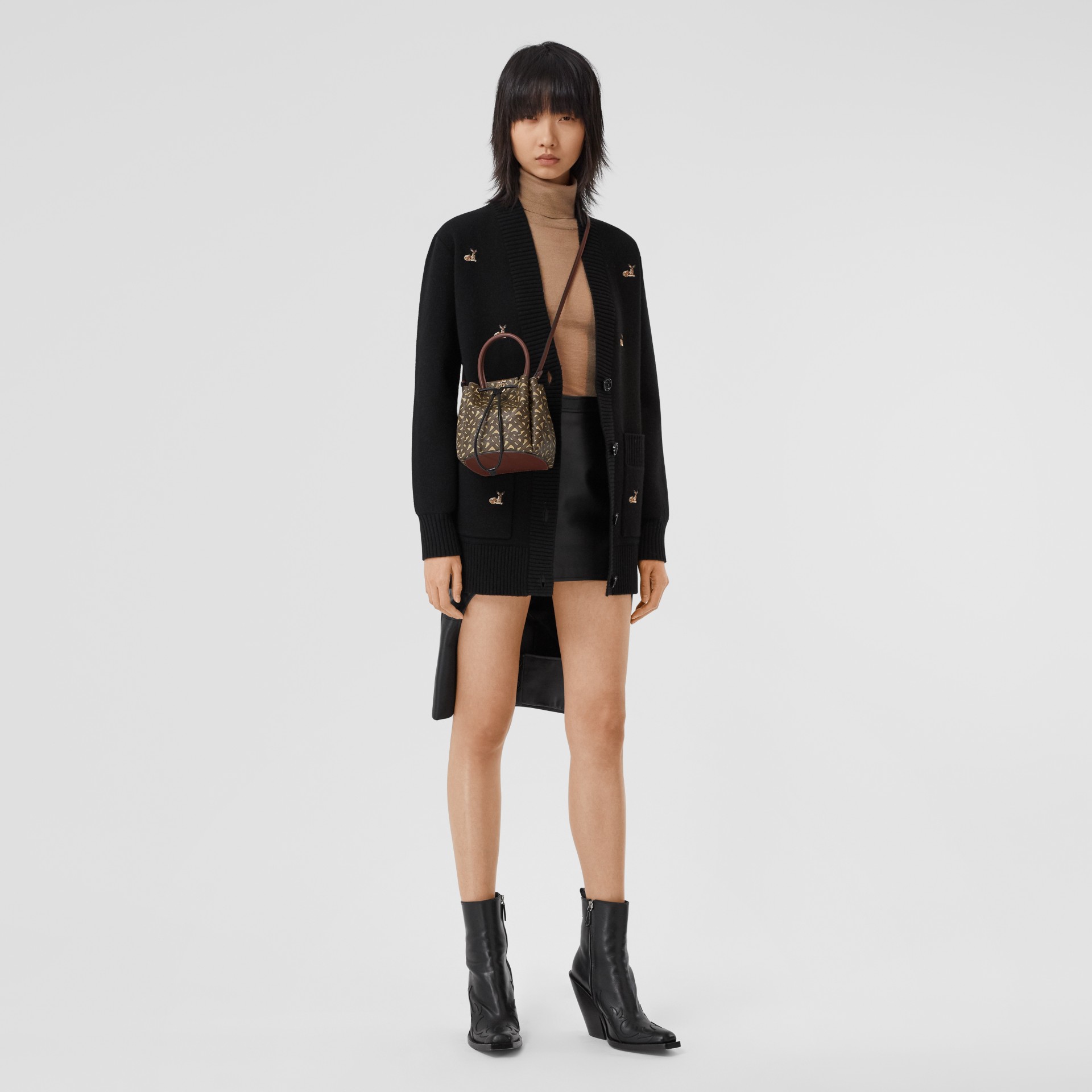 Burberry Monogram E-canvas Bucket Bag | Paul Smith