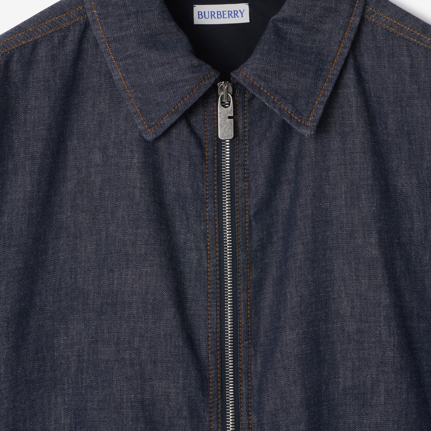 Belted Denim Jacket in Denim blue - Women | Burberry® Official Belted Denim Jacket in Denim blue - Women | Burberry® Official