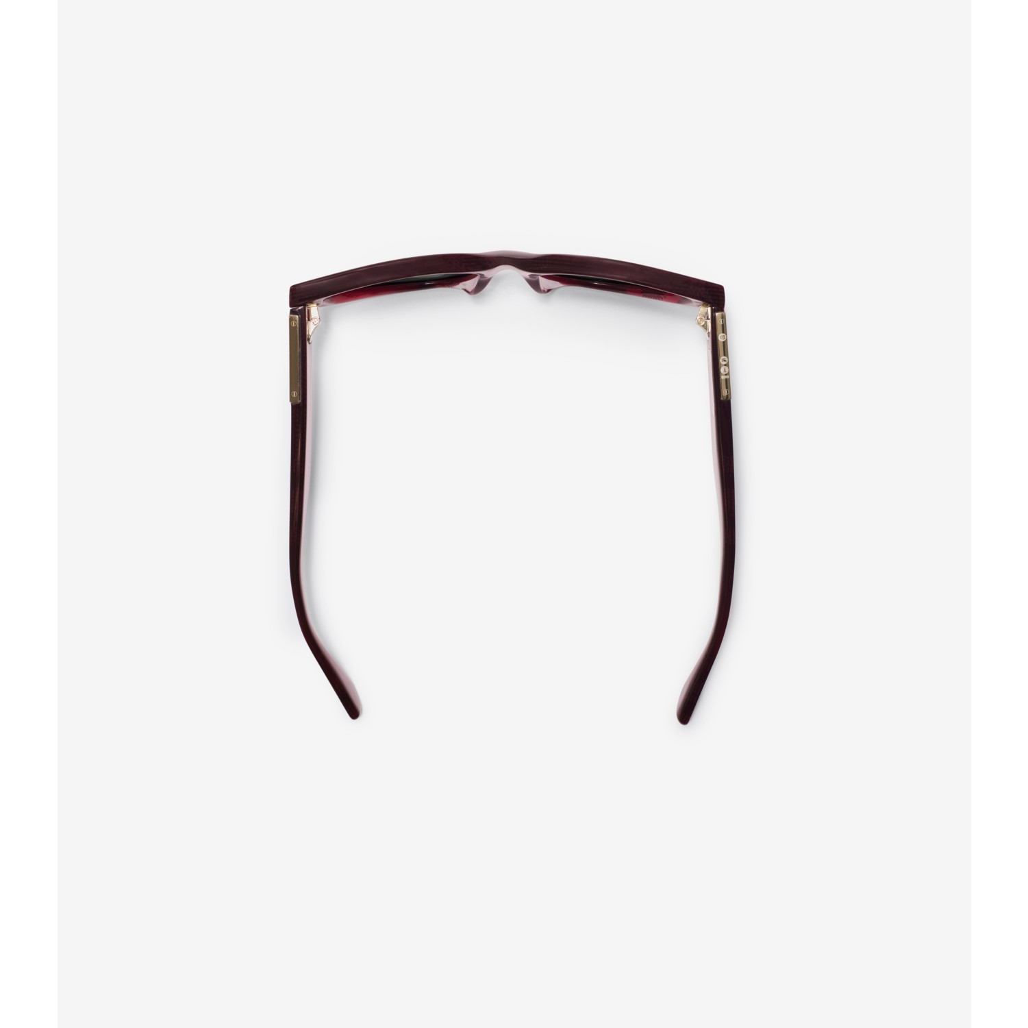 Classic Oval Sunglasses in Red check - Women | Burberry® Official