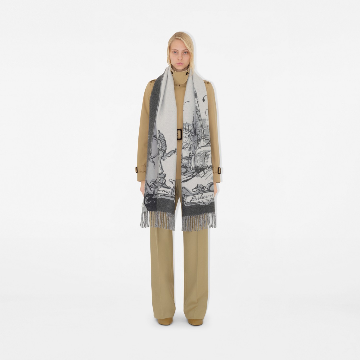 ウエストミンスター カシミアスカーフ (ウィスプ) | Burberry ウエストミンスター カシミアスカーフ (ウィスプ) | Burberry