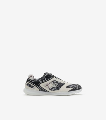 Check Matrix Sport Sneakers in White - Men | Burberry® Official