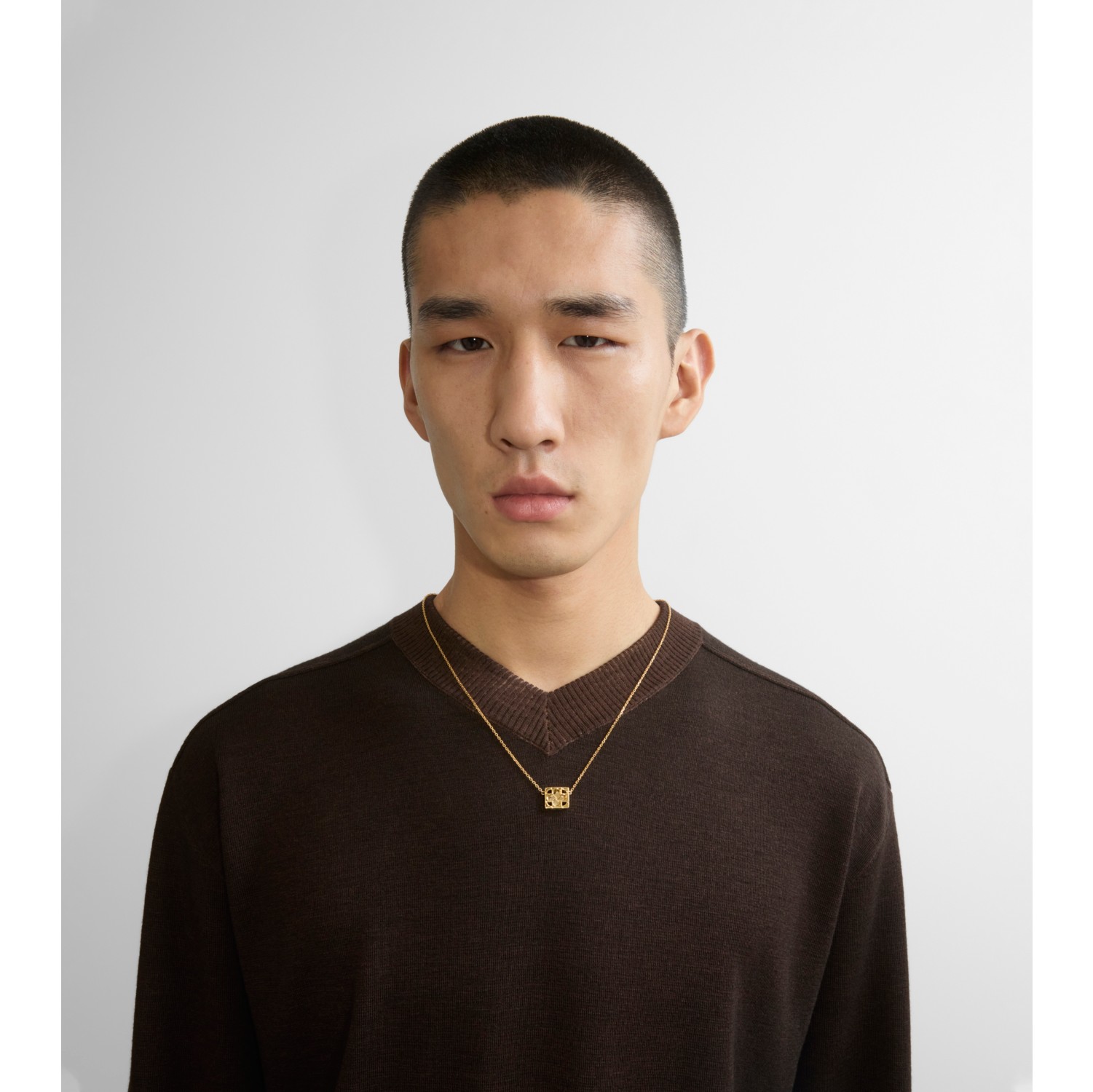 Rose Monogram Necklace in Gold - Women | Burberry® Official