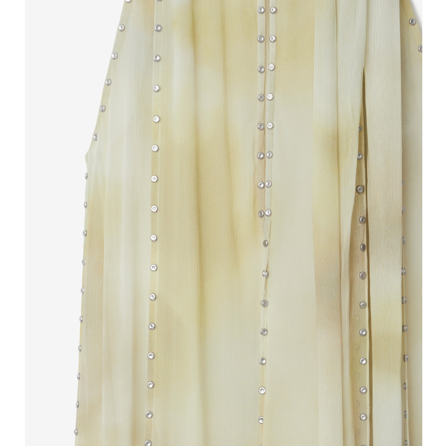Camouflage Crepe Dress in Plaster - Women | Burberry® Official