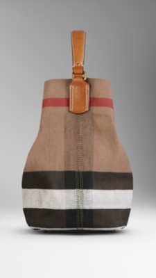 Burberry Medium Vintage Check Hobo Bag | Paul Smith