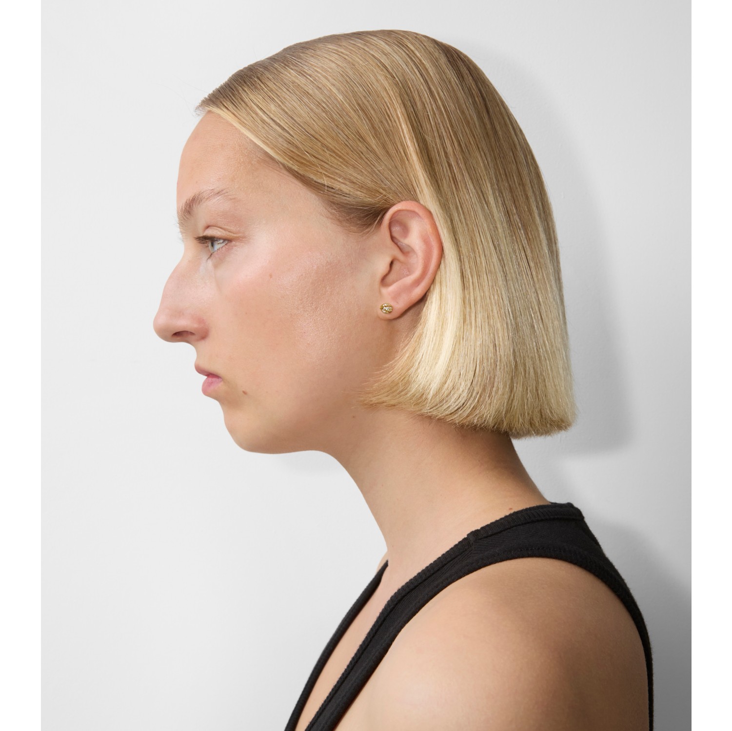 Small Spear Pavé Stud Earrings in Gold/clear - Women | Burberry® Official