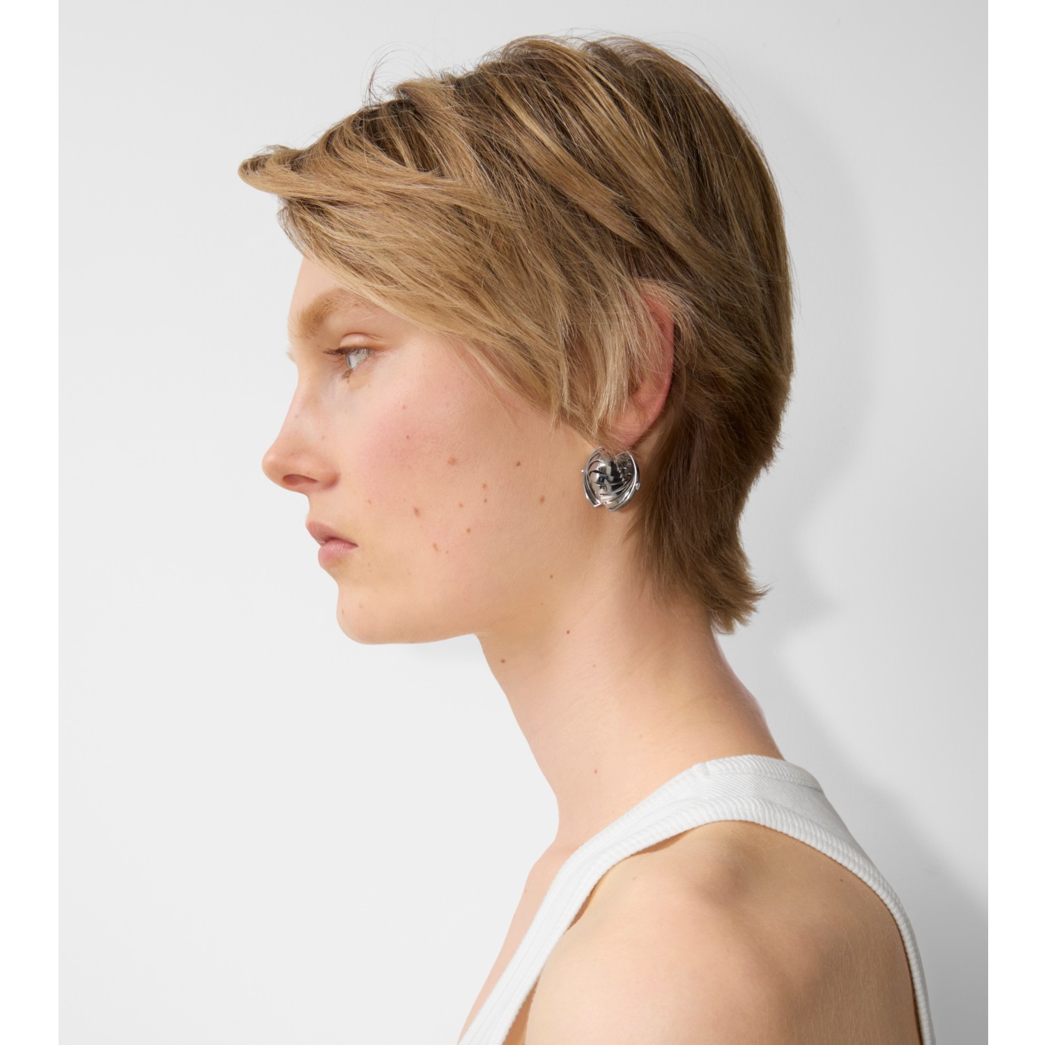 Armour Earrings in Silver - Women | Burberry® Official