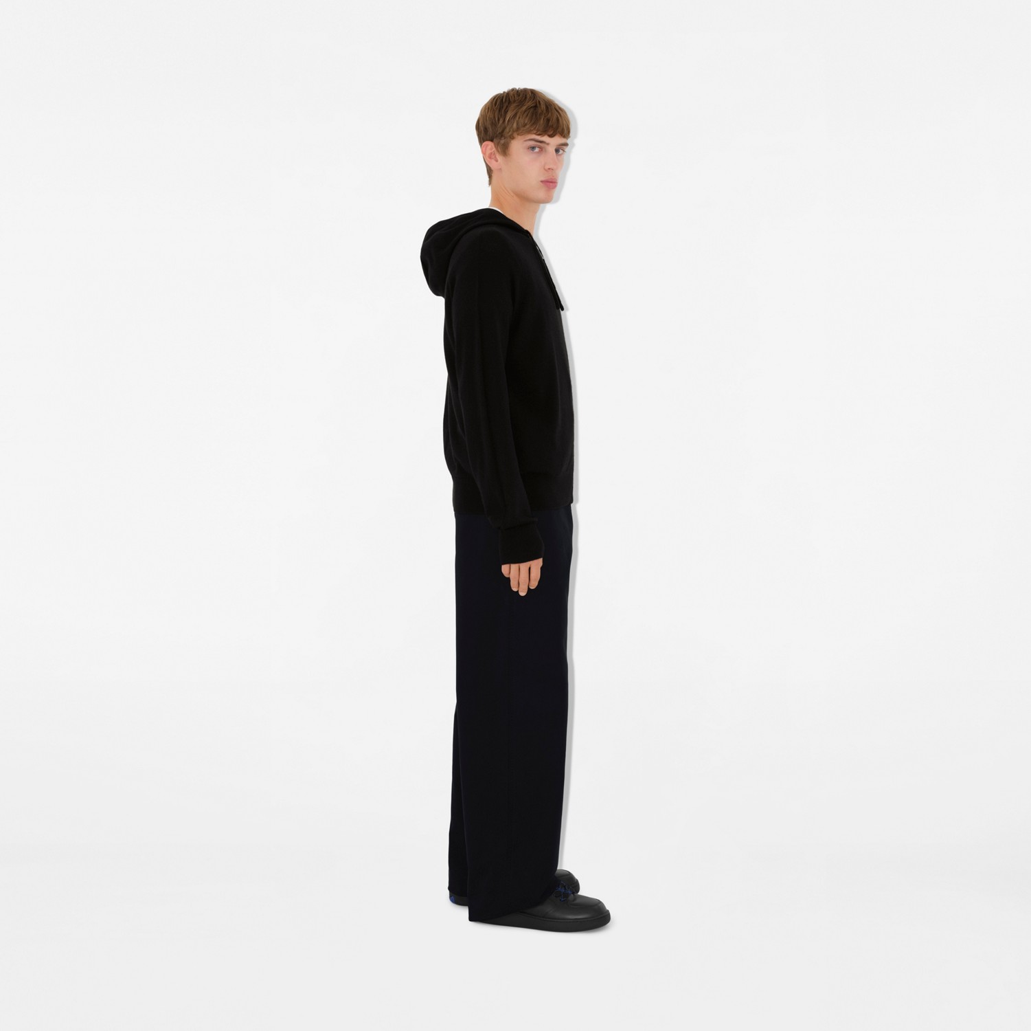 Cashmere Zip Hoodie in Black - Men | Burberry® Official Cashmere Zip Hoodie in Black - Men | Burberry® Official
