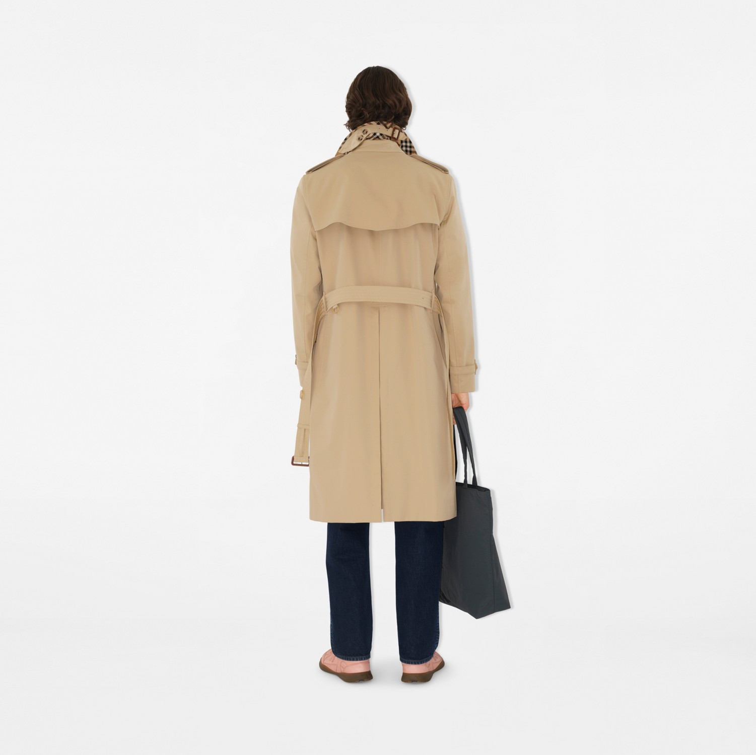 Long Kensington Heritage Trench Coat in Honey - Men, Cotton Long Kensington Heritage Trench Coat in Honey - Men, Cotton