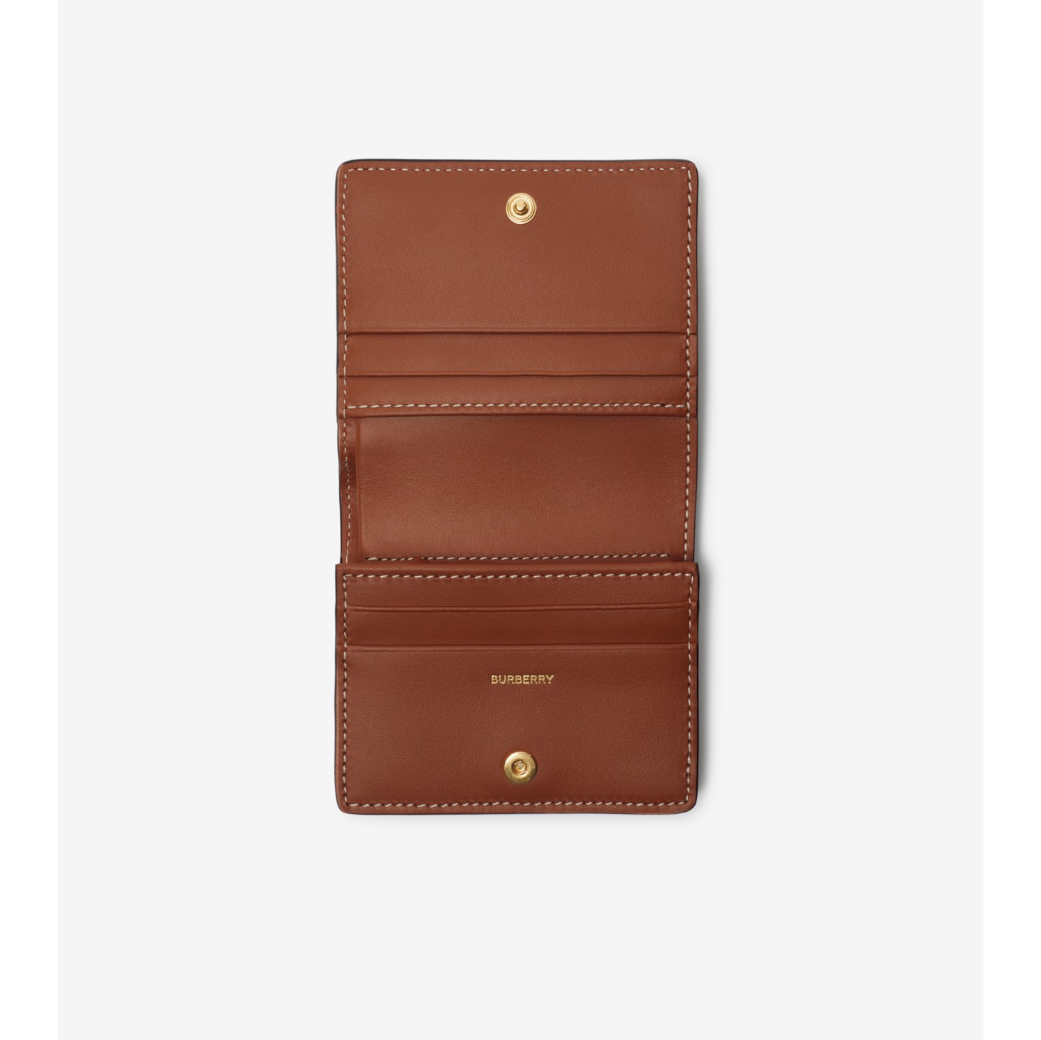 Small Check Bifold Wallet in Archive beige - Women | Burberry® Official