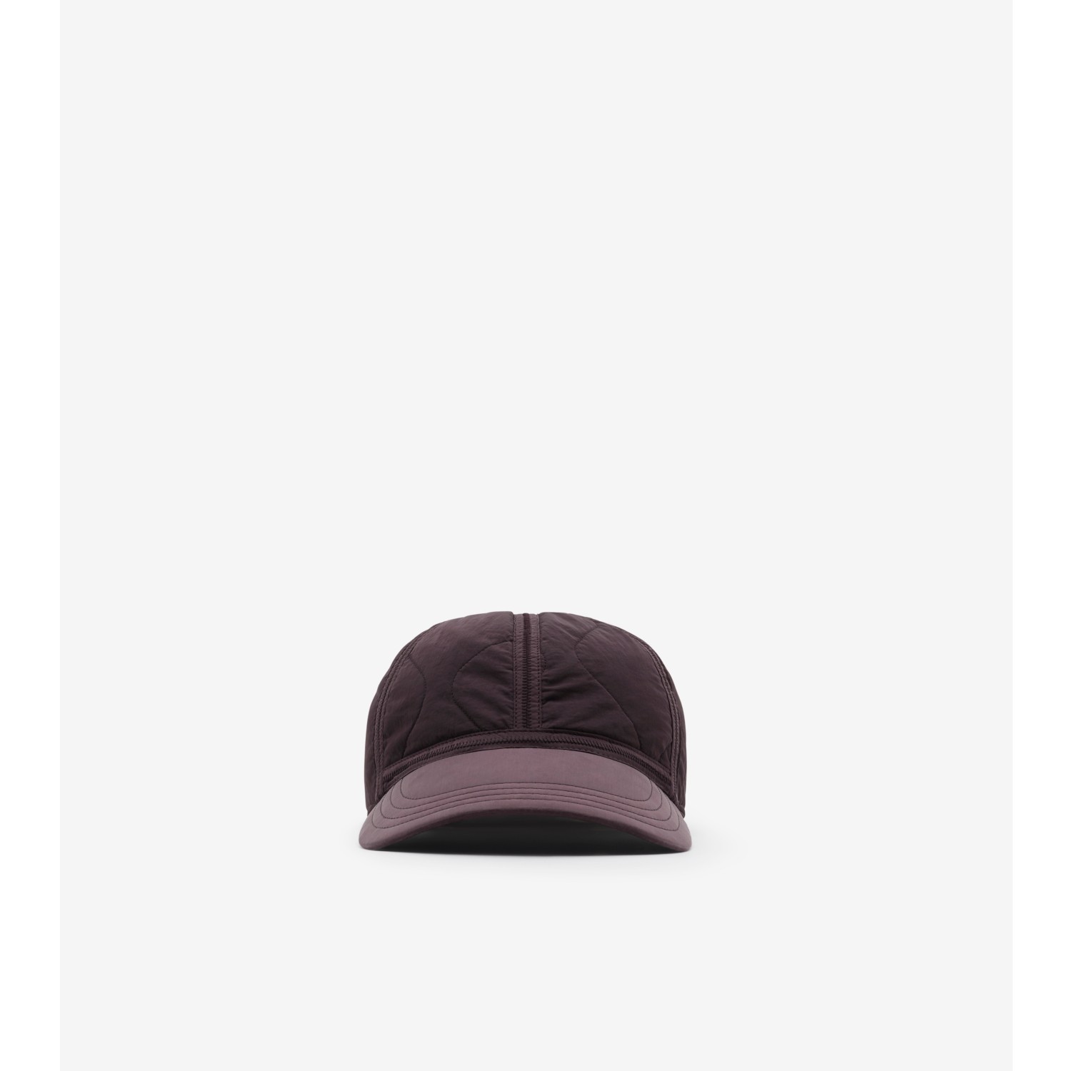 Quilted Nylon Baseball Cap in Berry - Men | Burberry® Official