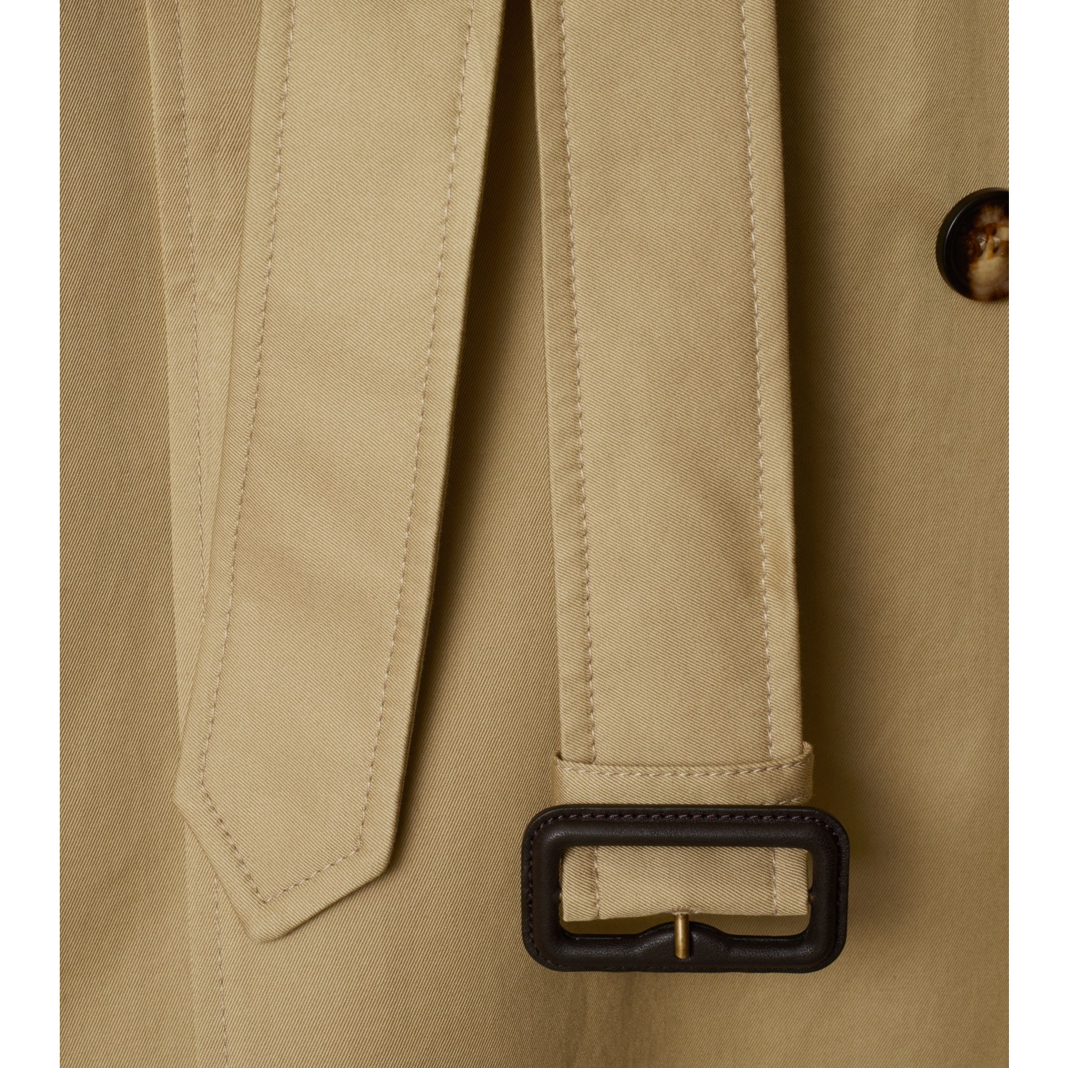Long Castleford Trench Coat in Beige - Women, Cotton | Burberry® Official