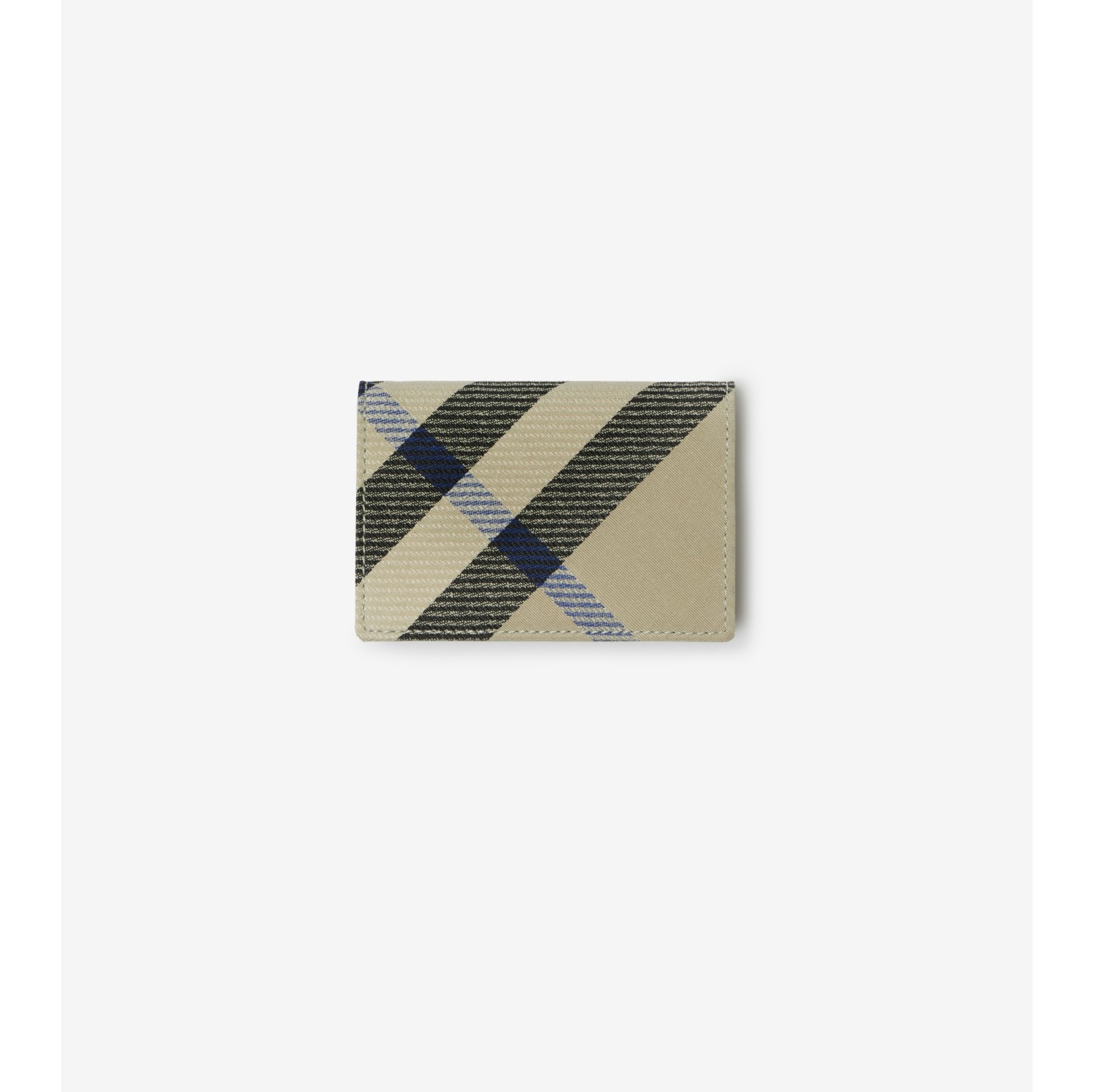 Check Business Card Case in Lichen - Women | Burberry® Official