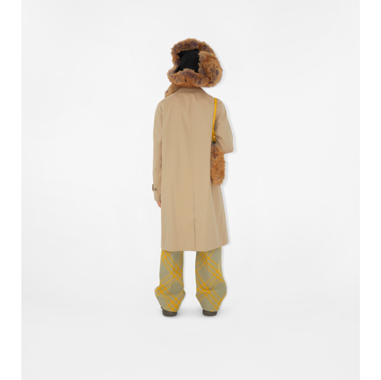 Long Camden Heritage Car Coat in Honey - Men | Burberry® Official