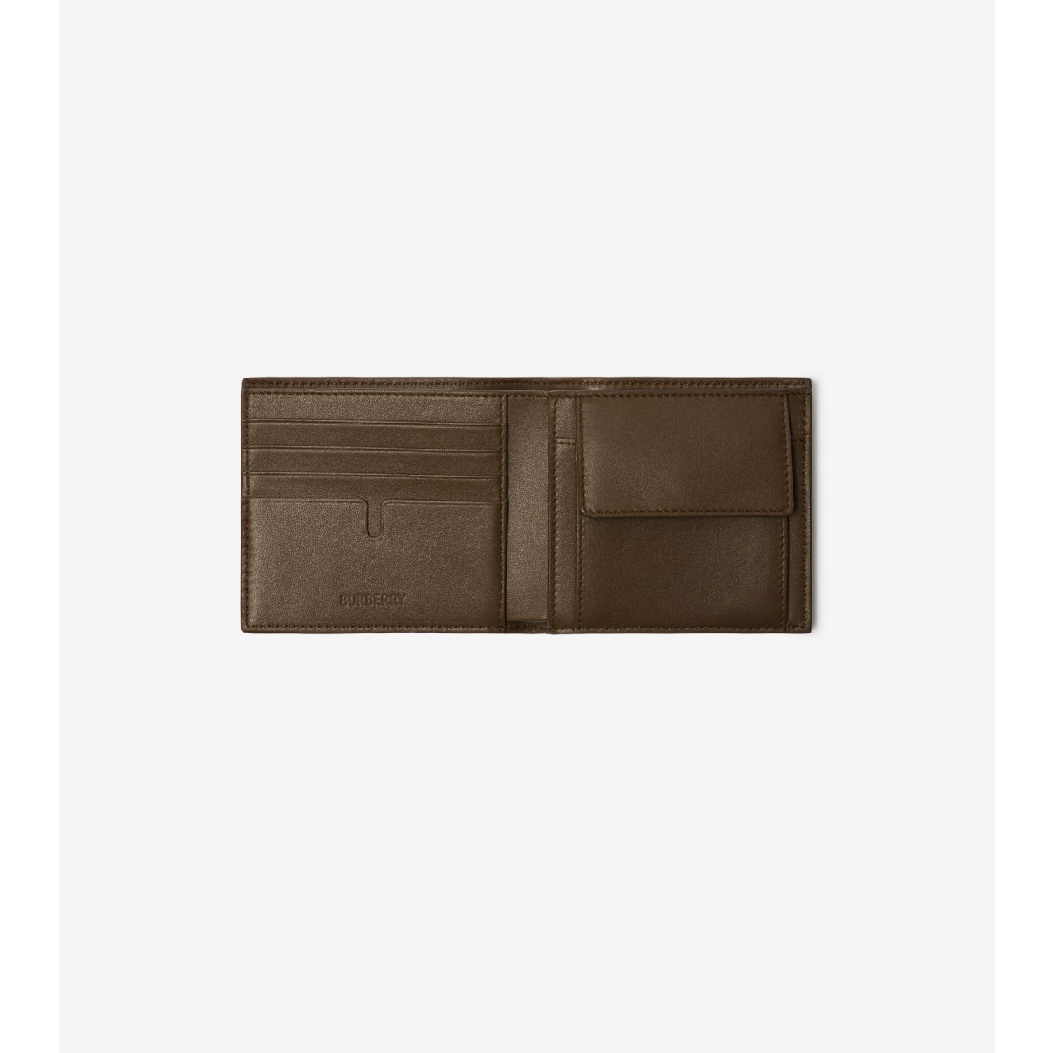 Check Bifold Coin Wallet in Sand - Men | Burberry® Official