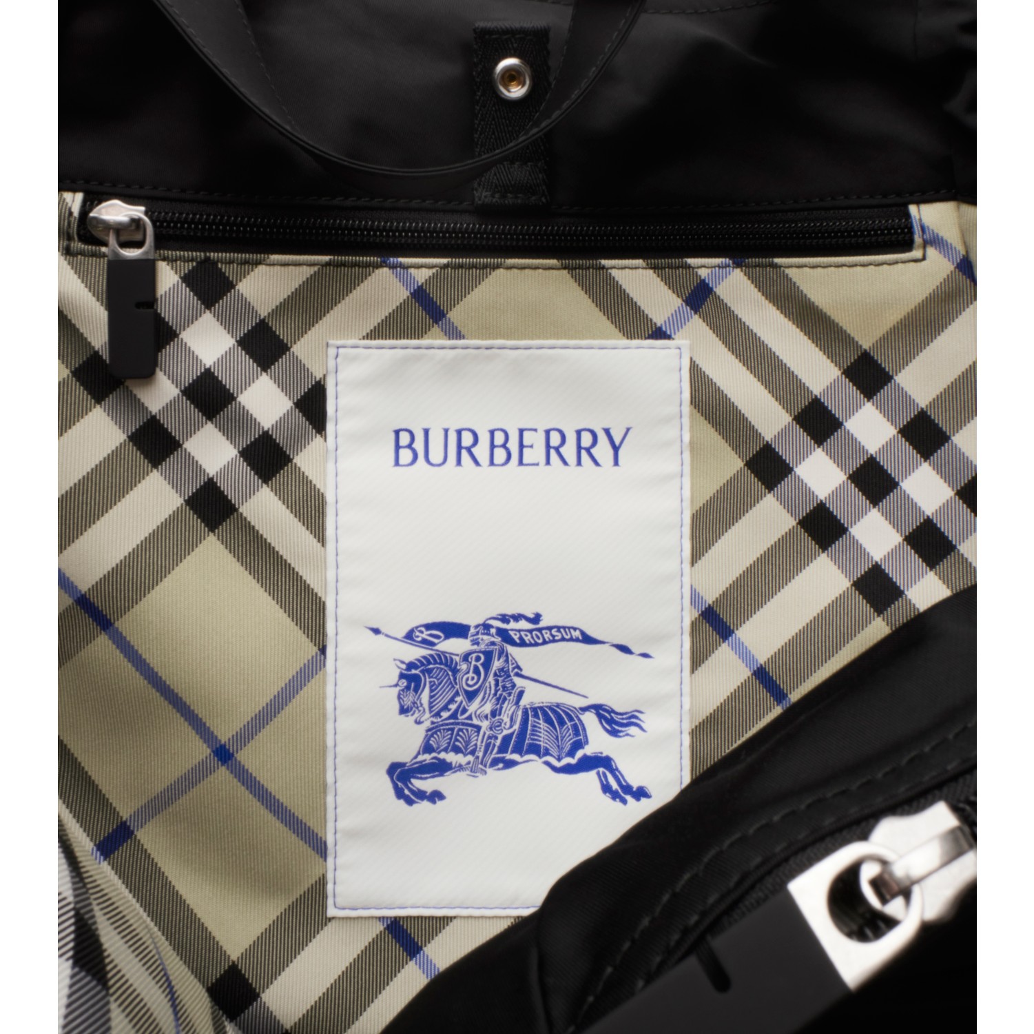 Shield Field Tote Bag in Black - Men | Burberry® Official