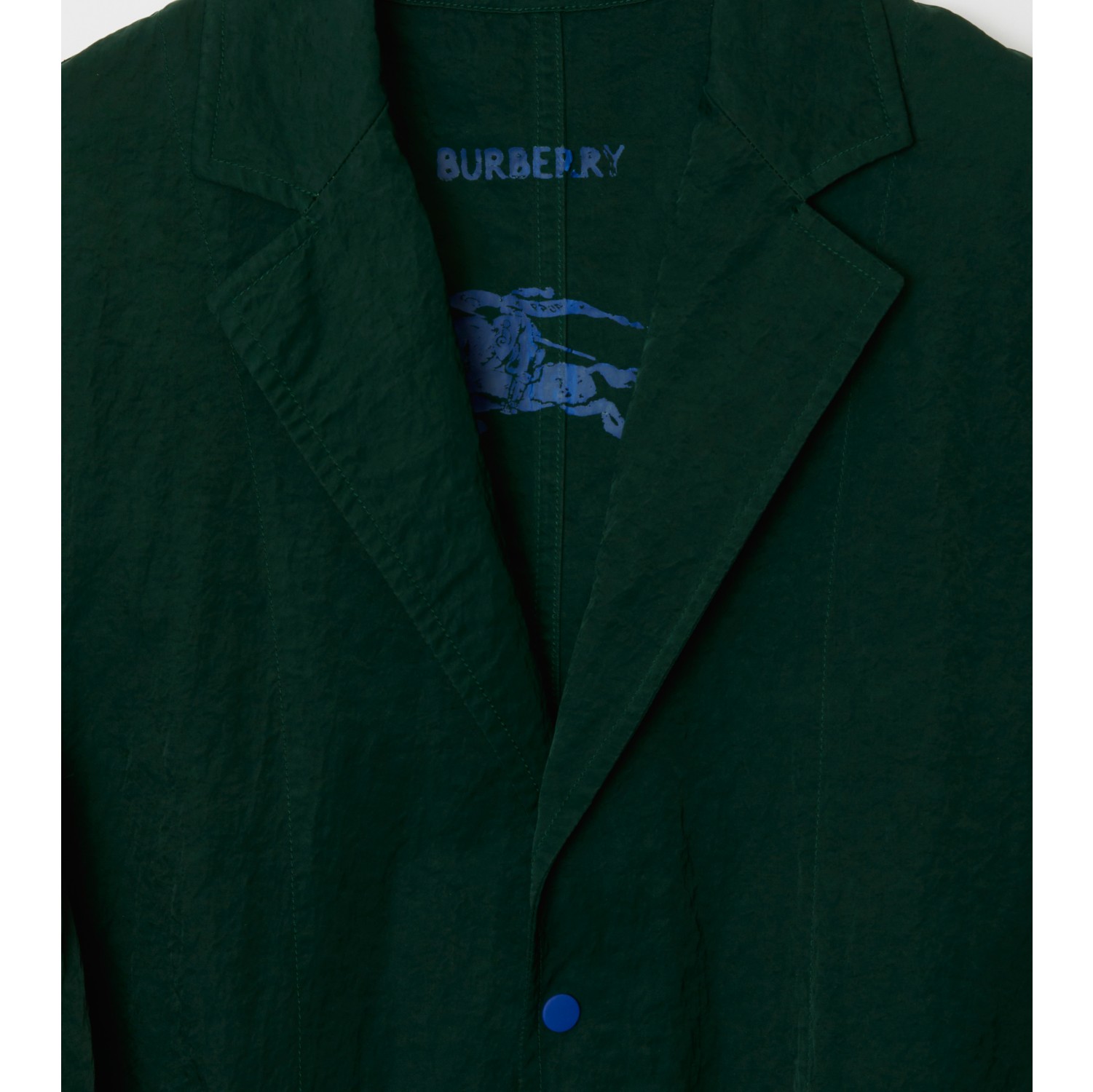 Nylon Tailored Jacket in Ivy - Men | Burberry® Official