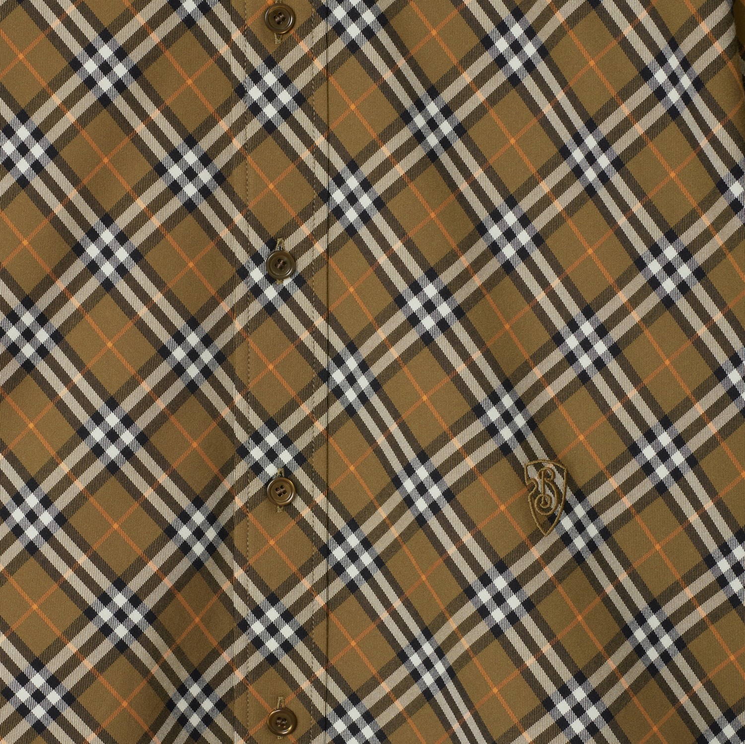 Check Cotton Shirt in Oxide - Women | Burberry® Official Check Cotton Shirt in Oxide - Women | Burberry® Official