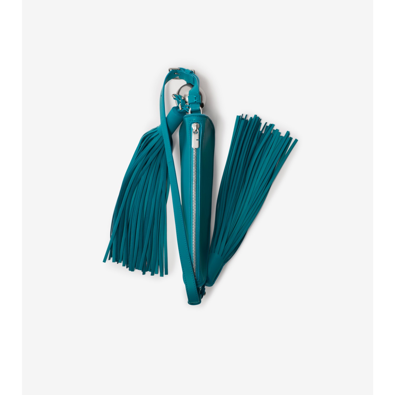 Mini Shield Tassel Bag in Kingfisher - Women | Burberry® Official