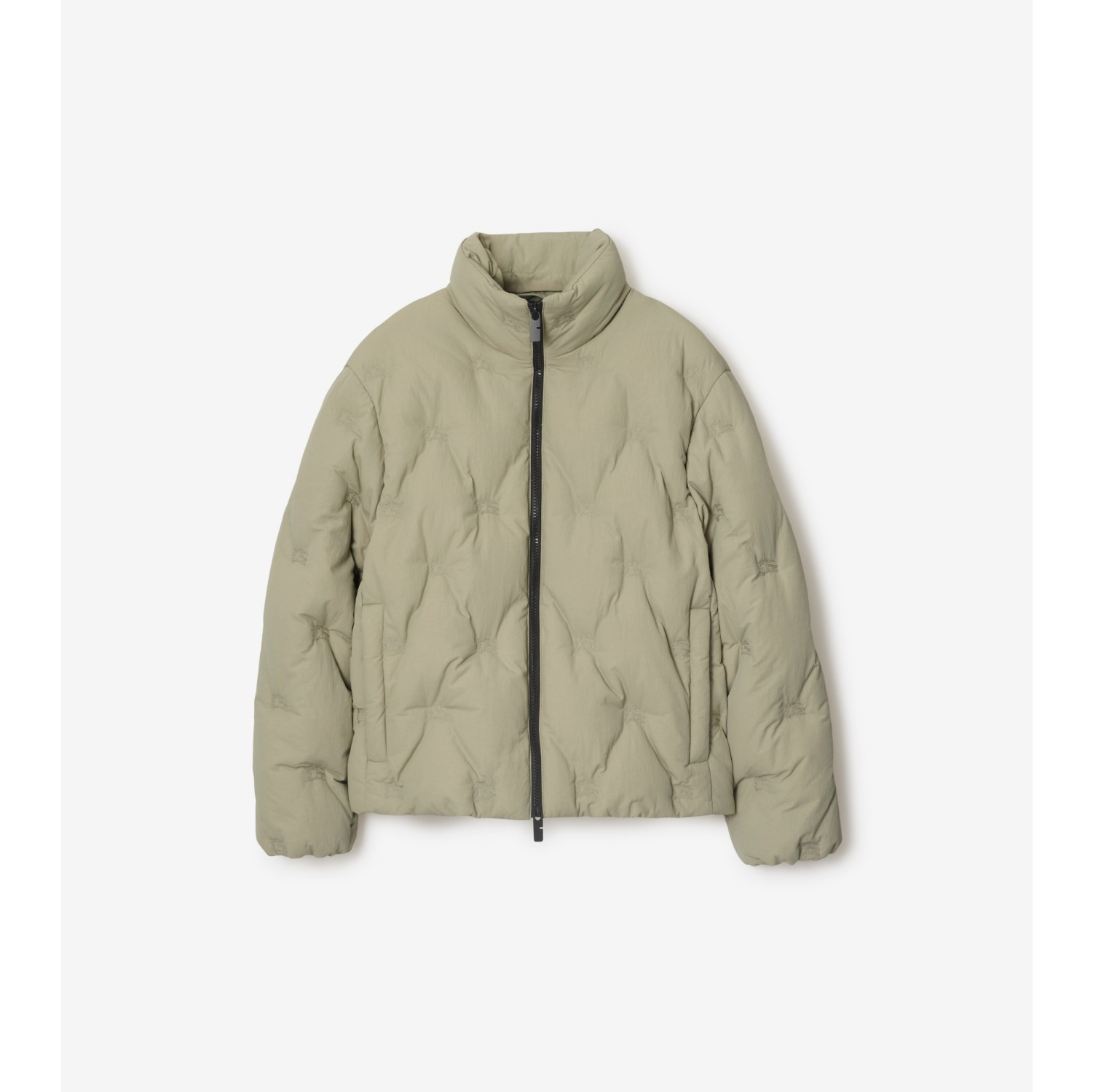 Quilted Nylon Jacket in Lichen - Women | Burberry® Official