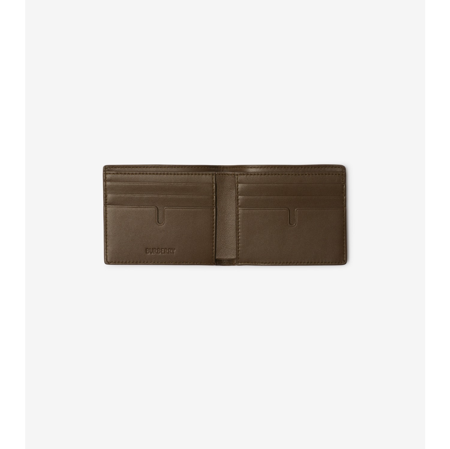 Check Slim Bifold Wallet in Sand - Men | Burberry® Official