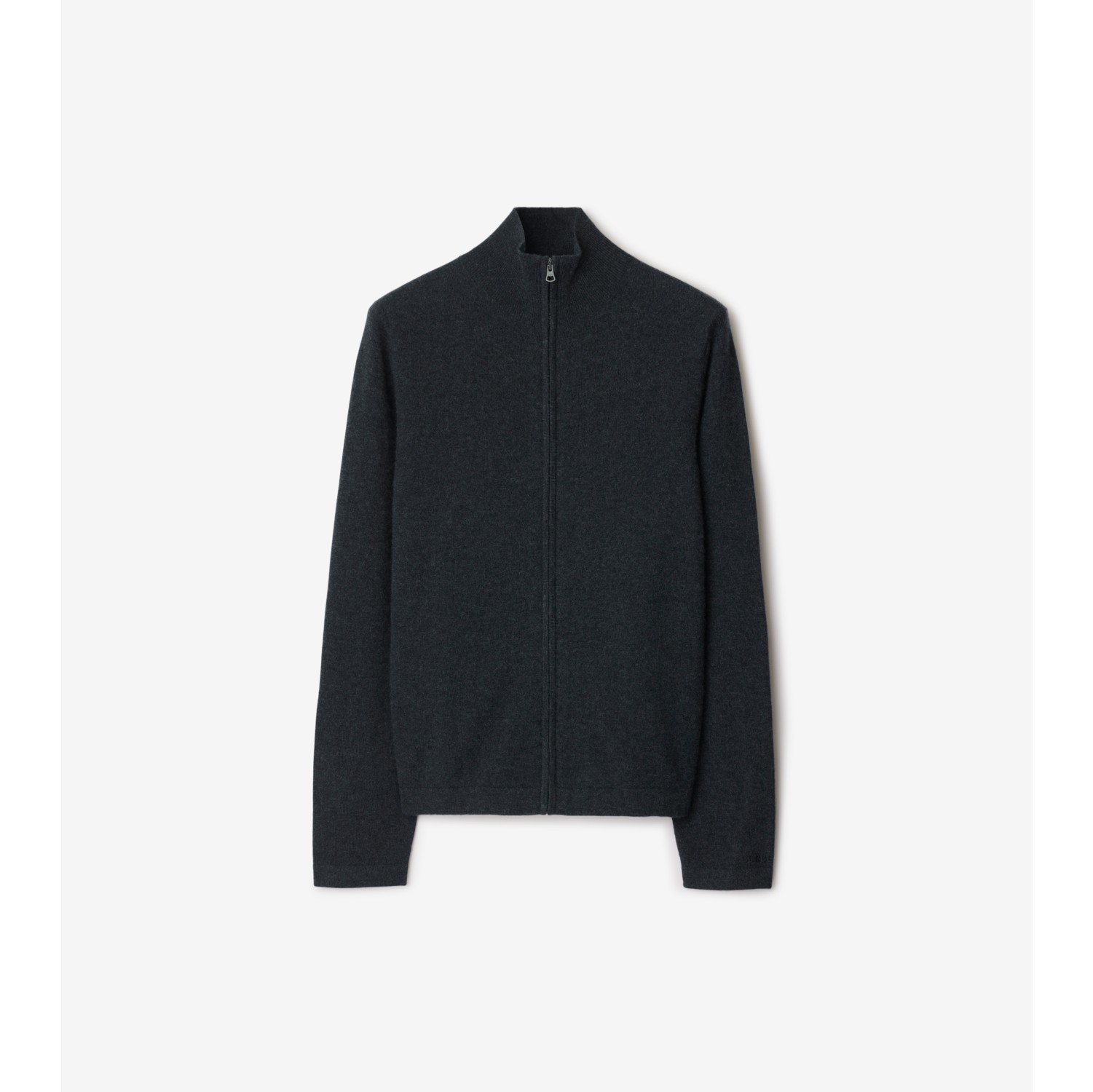 Cashmere Jacket in Dark grey melange - Men | Burberry® Official