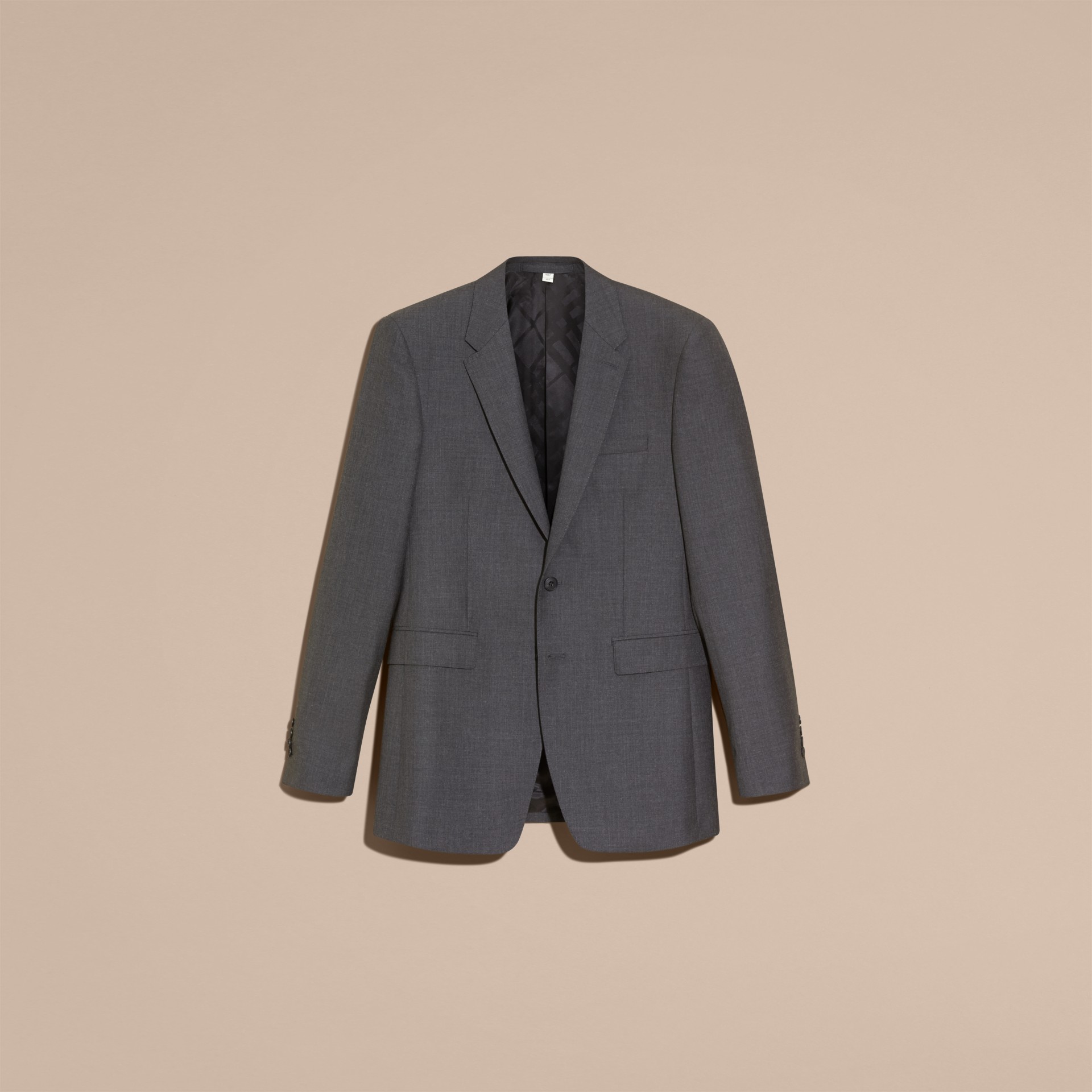 Modern Fit Wool Suit in Charcoal - Men | Burberry United States