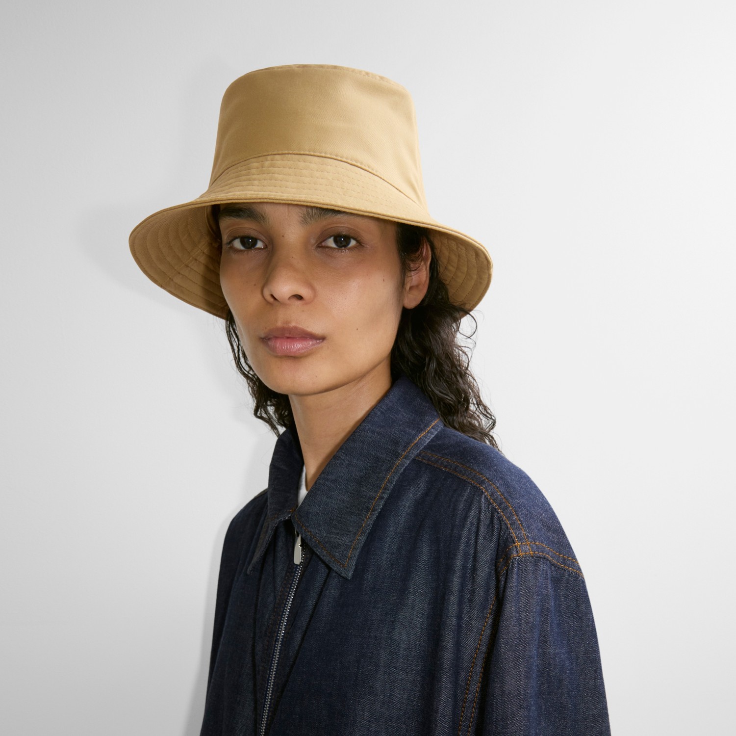 EKD Cotton Blend Bucket Hat in Flax - Men | Burberry® Official EKD Cotton Blend Bucket Hat in Flax - Men | Burberry® Official