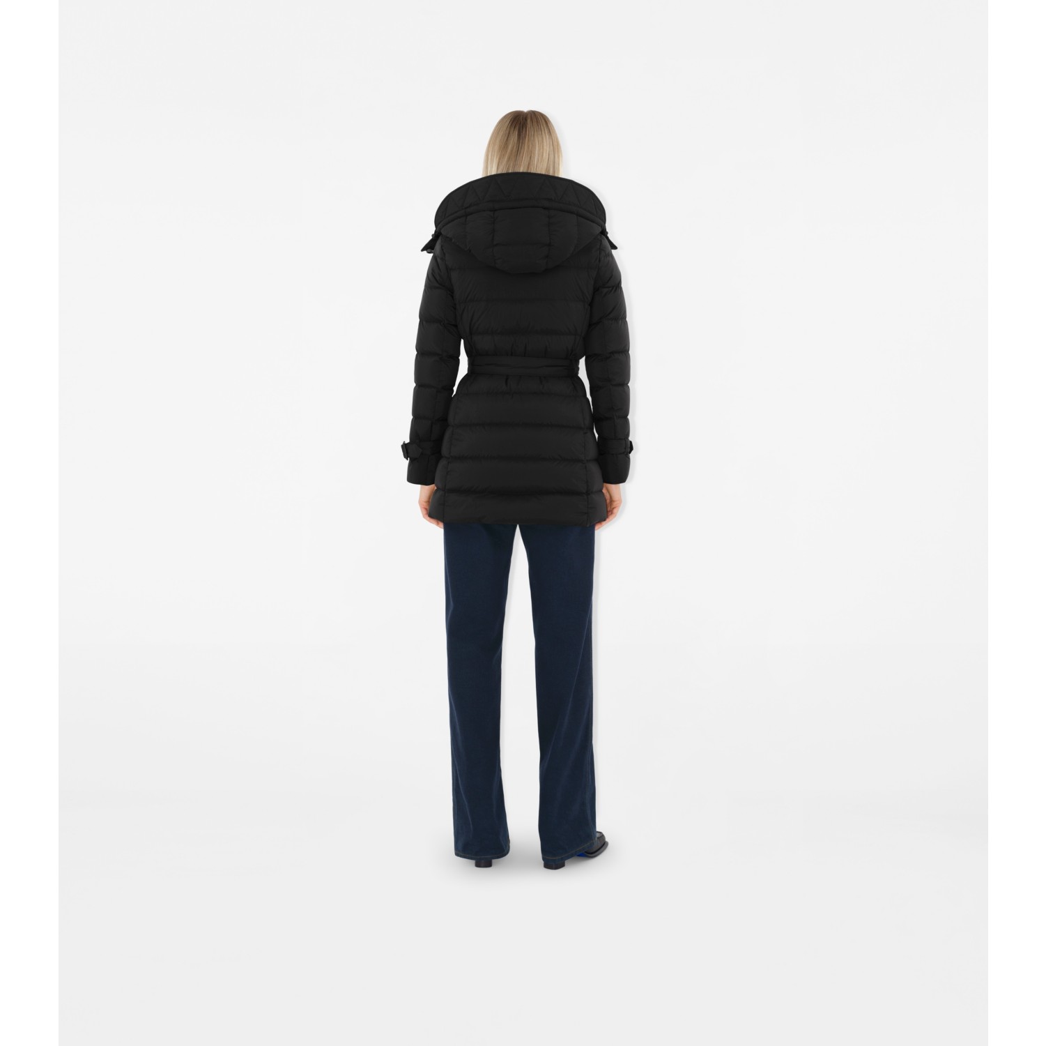 Short Nylon Puffer Coat in Black - Women | Burberry® Official