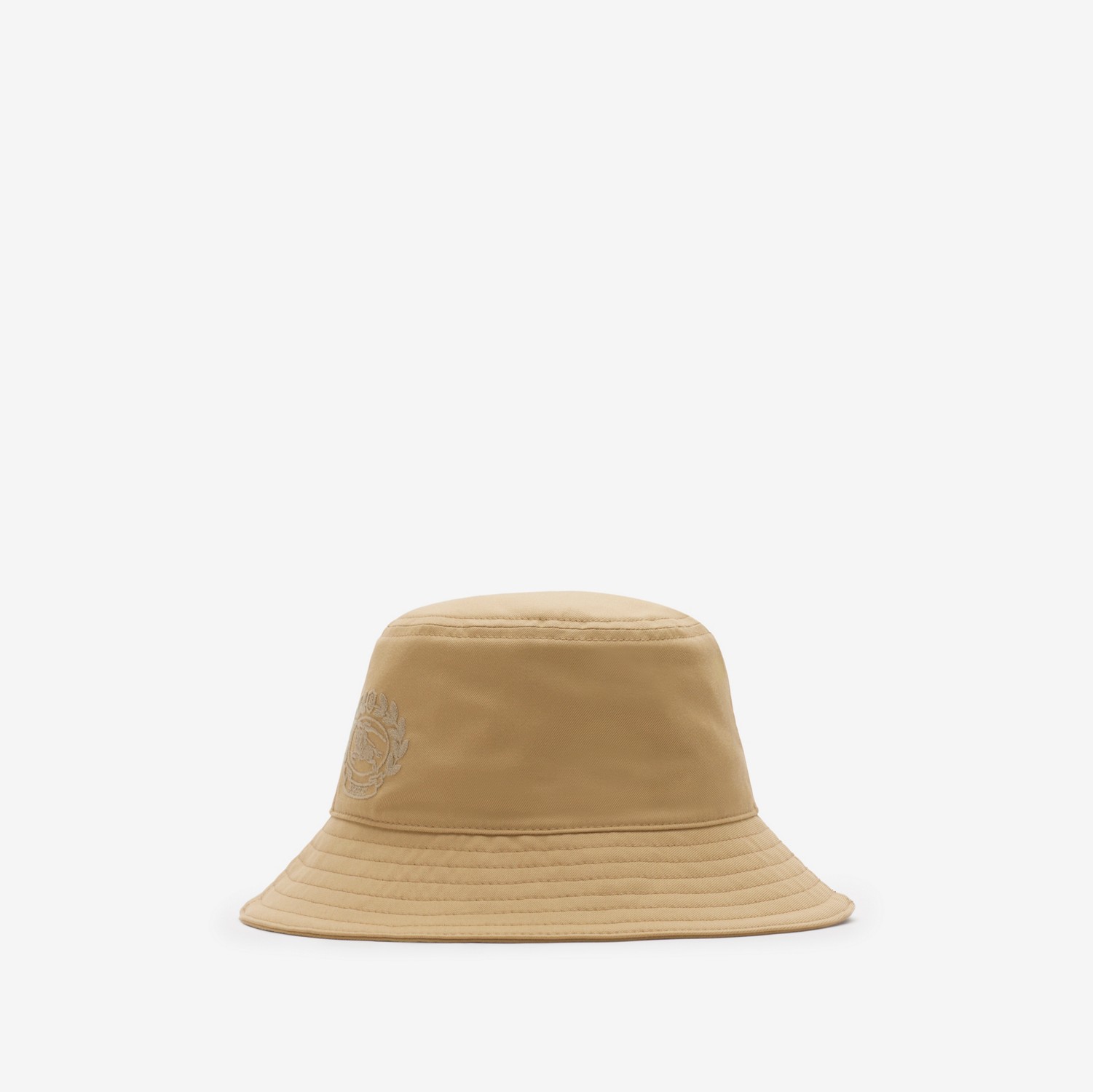 EKD Cotton Blend Bucket Hat in Flax - Men | Burberry® Official EKD Cotton Blend Bucket Hat in Flax - Men | Burberry® Official