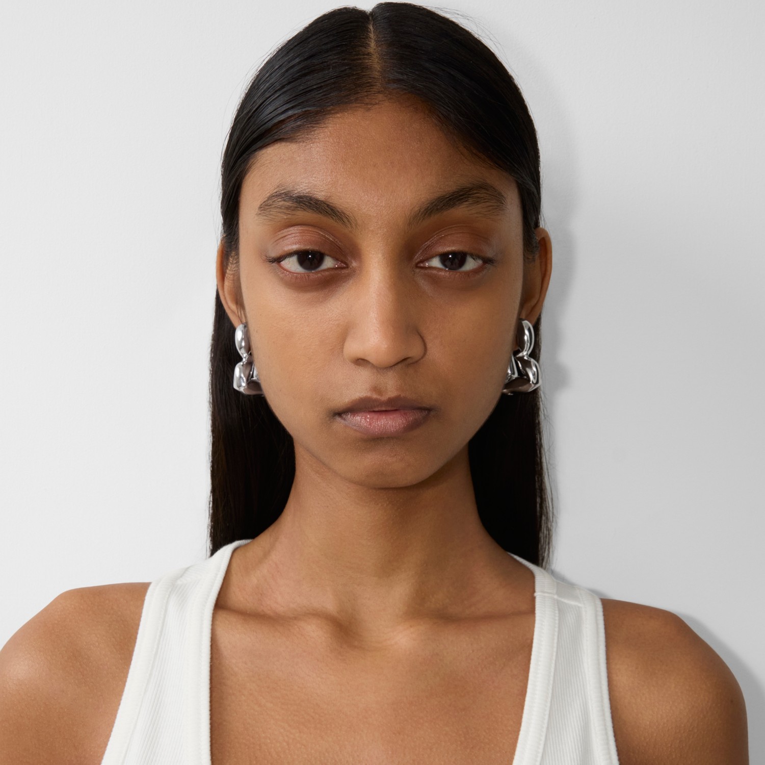 Packet Earrings in Silver - Women | Burberry® Official Packet Earrings in Silver - Women | Burberry® Official