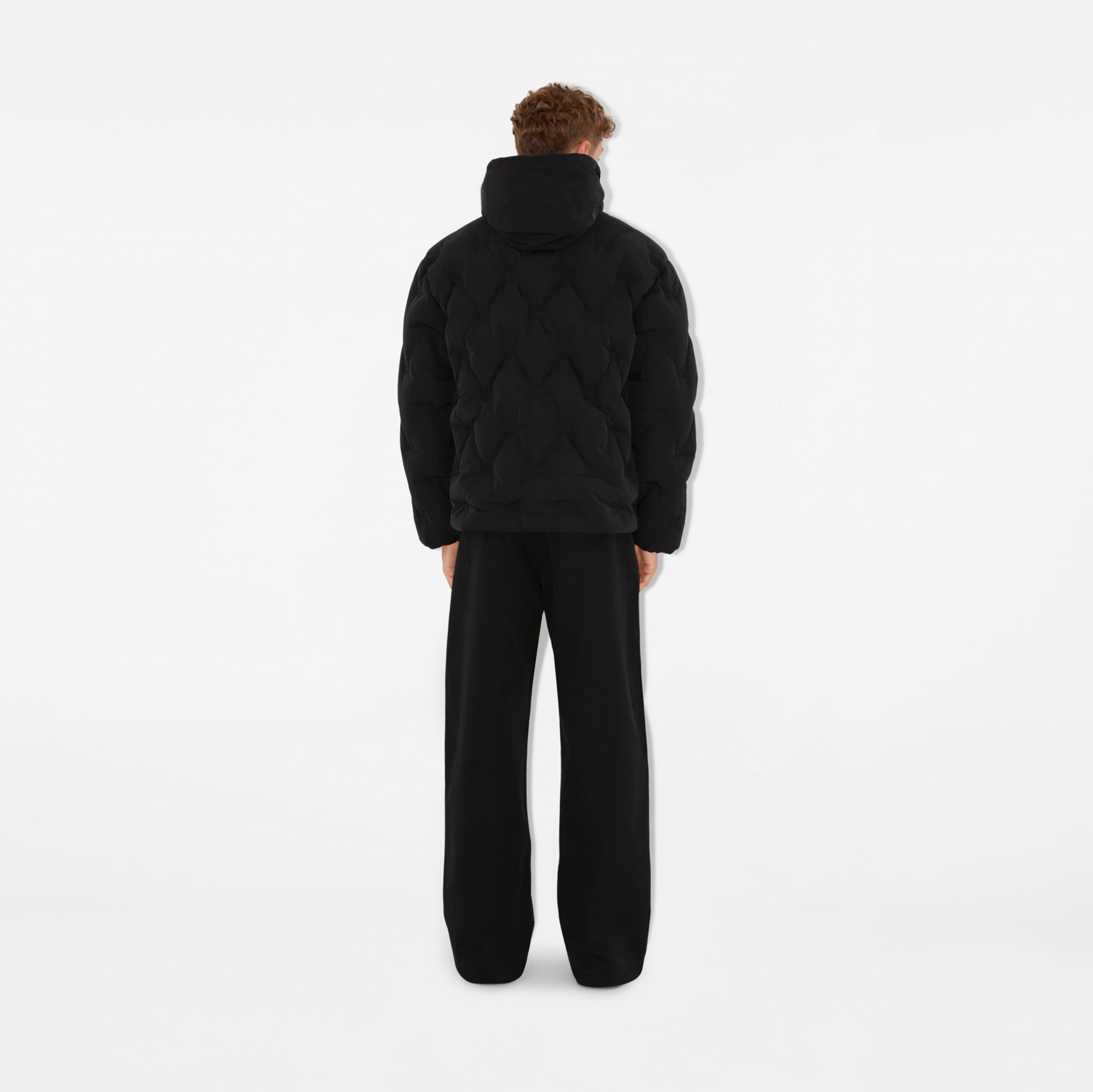 EKD Nylon Puffer Jacket in Black - Men | Burberry® Official EKD Nylon Puffer Jacket in Black - Men | Burberry® Official