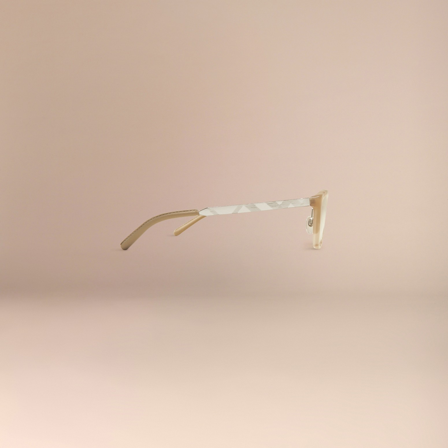 Check Detail Cat Eye Optical Frames Burberry