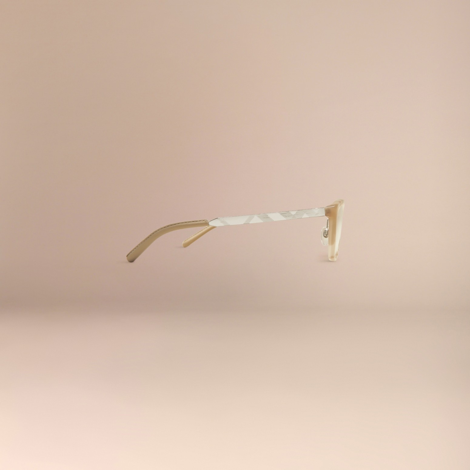 Check Detail Cat Eye Optical Frames Burberry